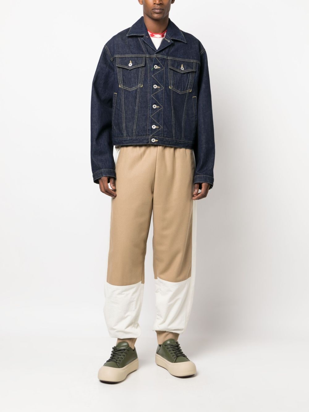 KENZO Kenzo Contrast-Stitch Denim Jacket