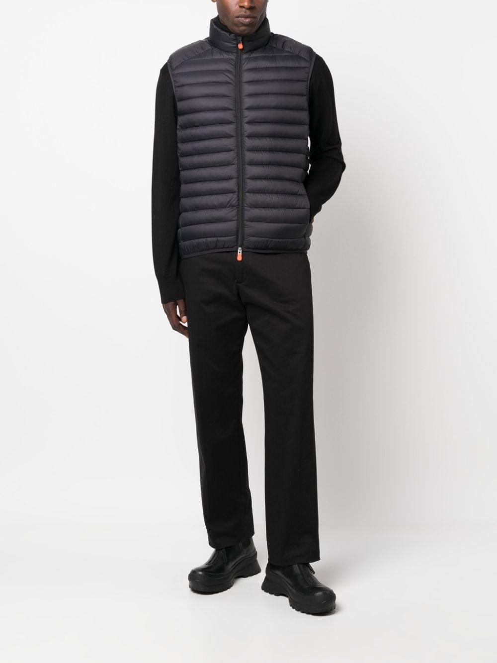 SAVE THE DUCK Logo-Patch Padded Gilet
