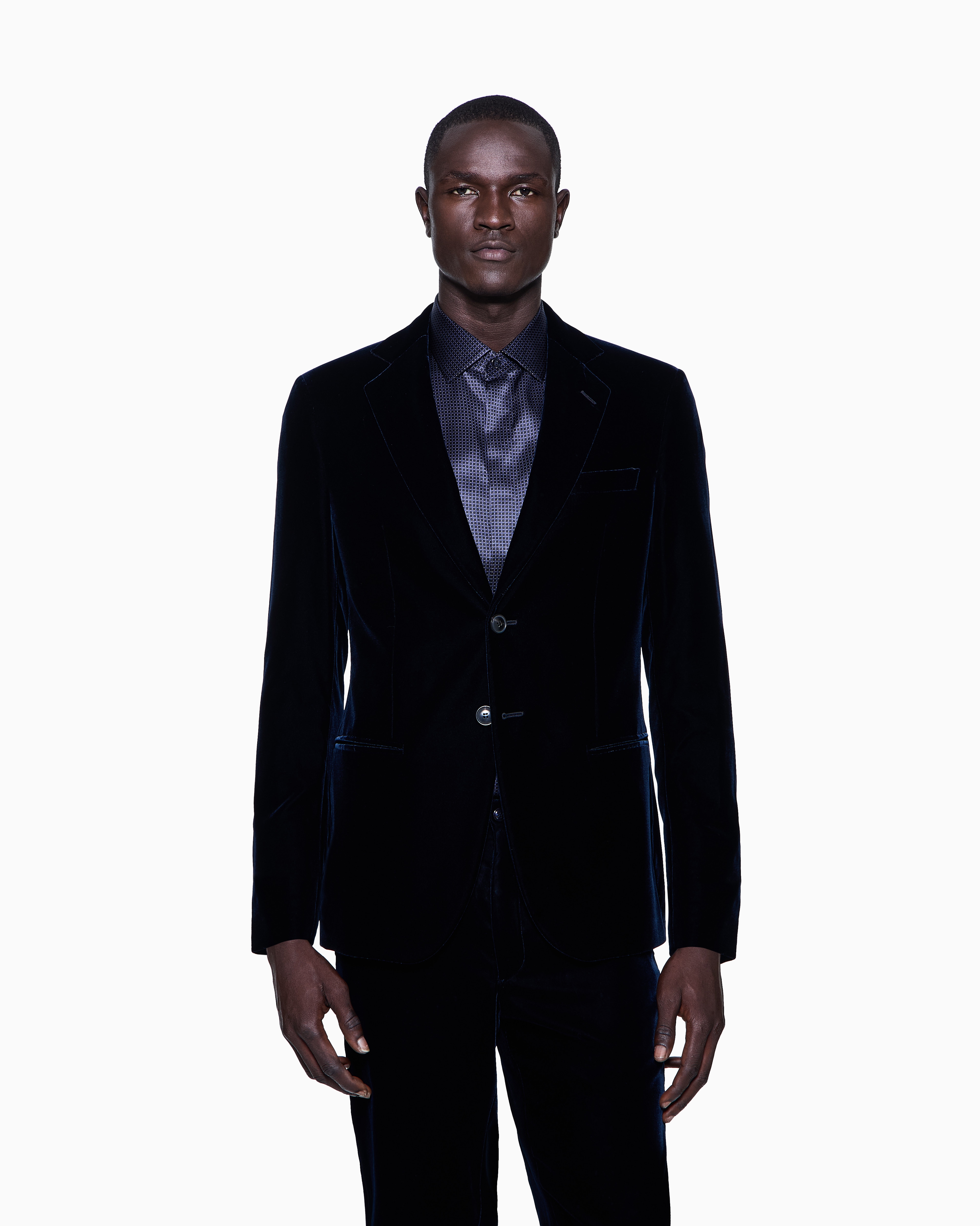 GIORGIO ARMANI cashmere stole with fringing