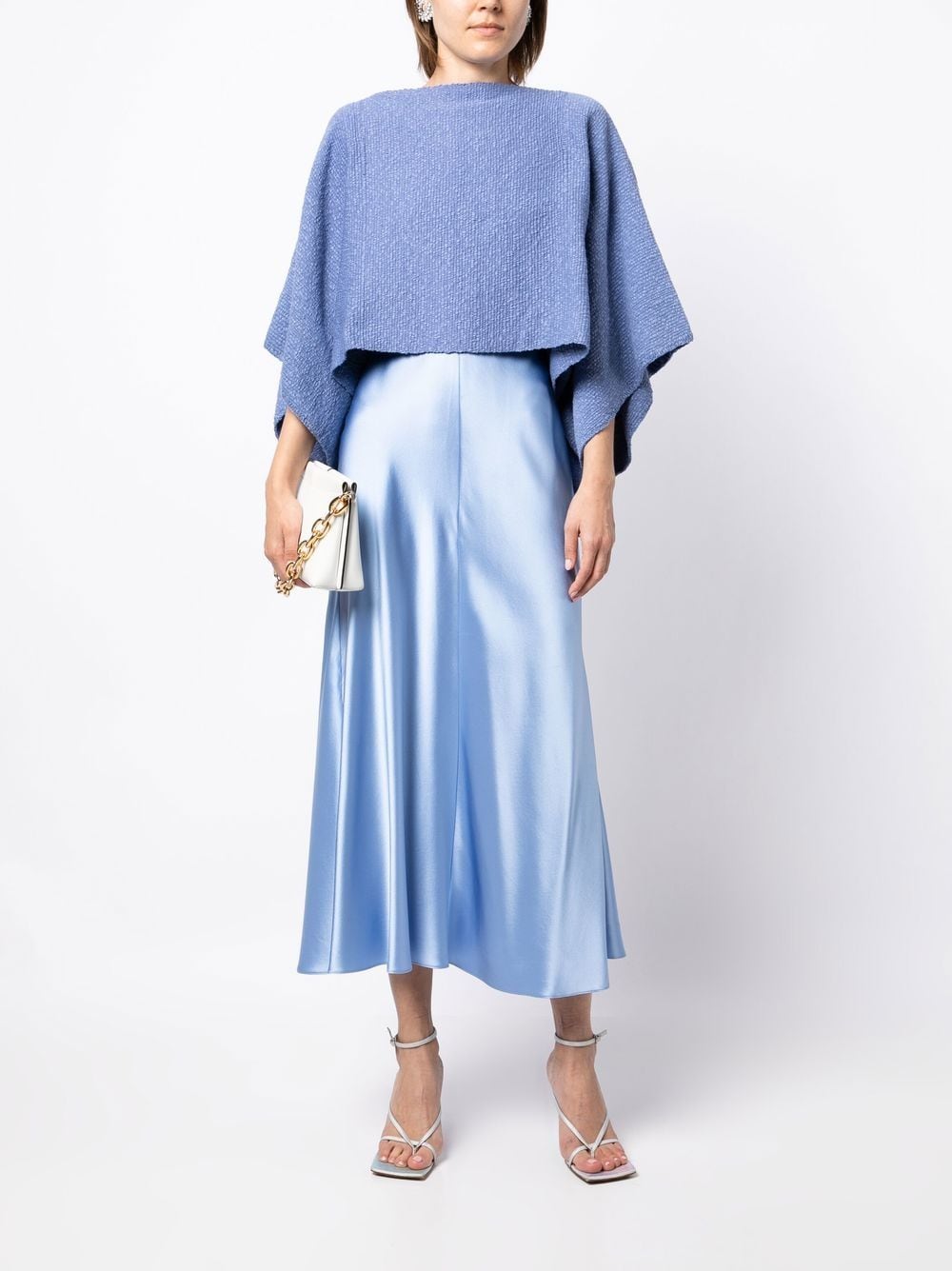 VOZ VOZ Cropped Cape-Style Jumper
