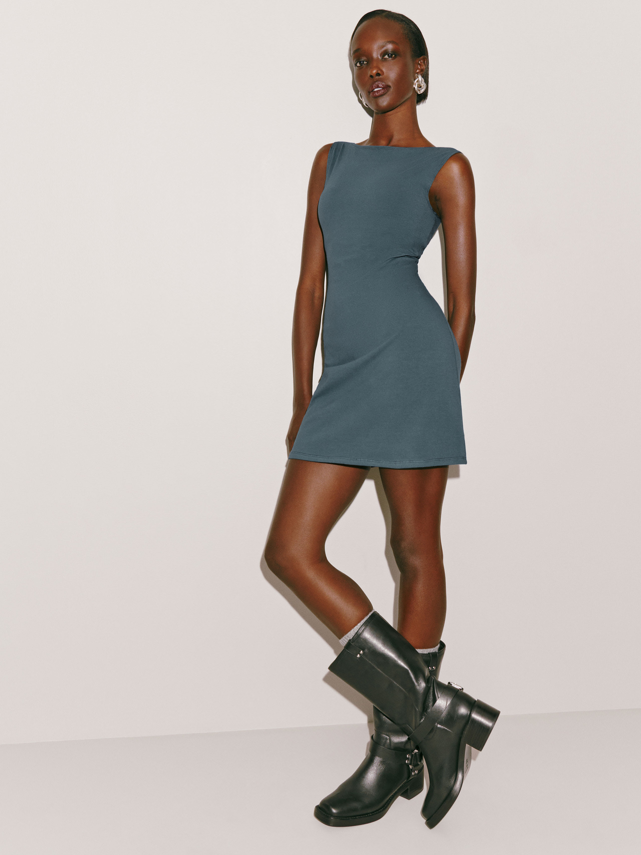 Reformation Nataly Knit Mini Dress - Multi | Editorialist