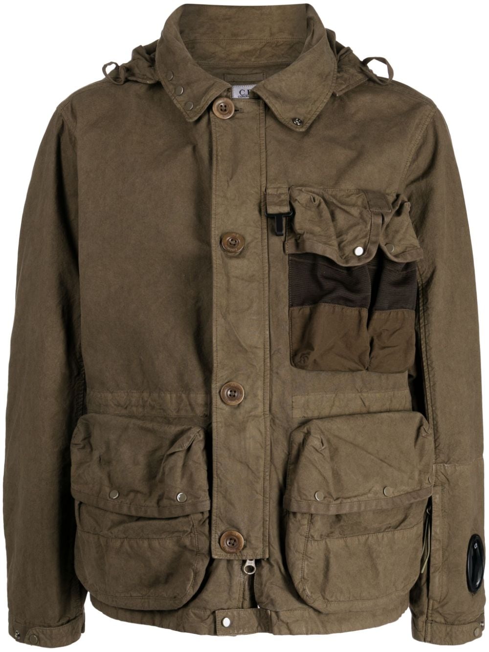 C.P. Company Ba-Tic Goggle Military Jacket - Green