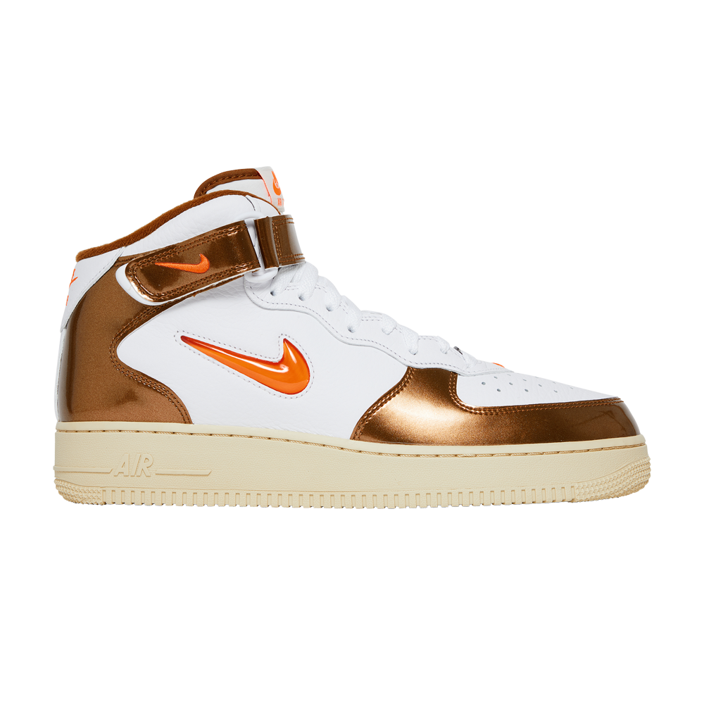 Nike Air Force 1 Mid Qs Sneakers - White | Editorialist