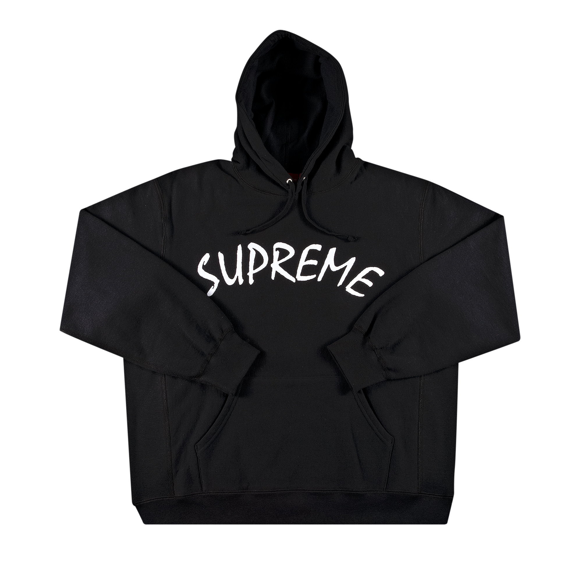 Supreme Hearts Arc Hooded Sweatshirt - Black | Editorialist