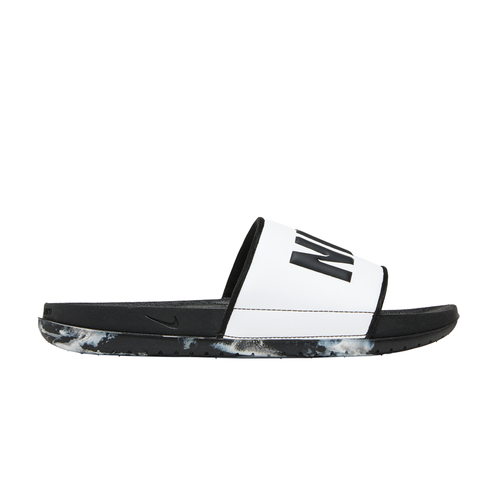 Nike Offcourt Marble Slides - Black | Editorialist