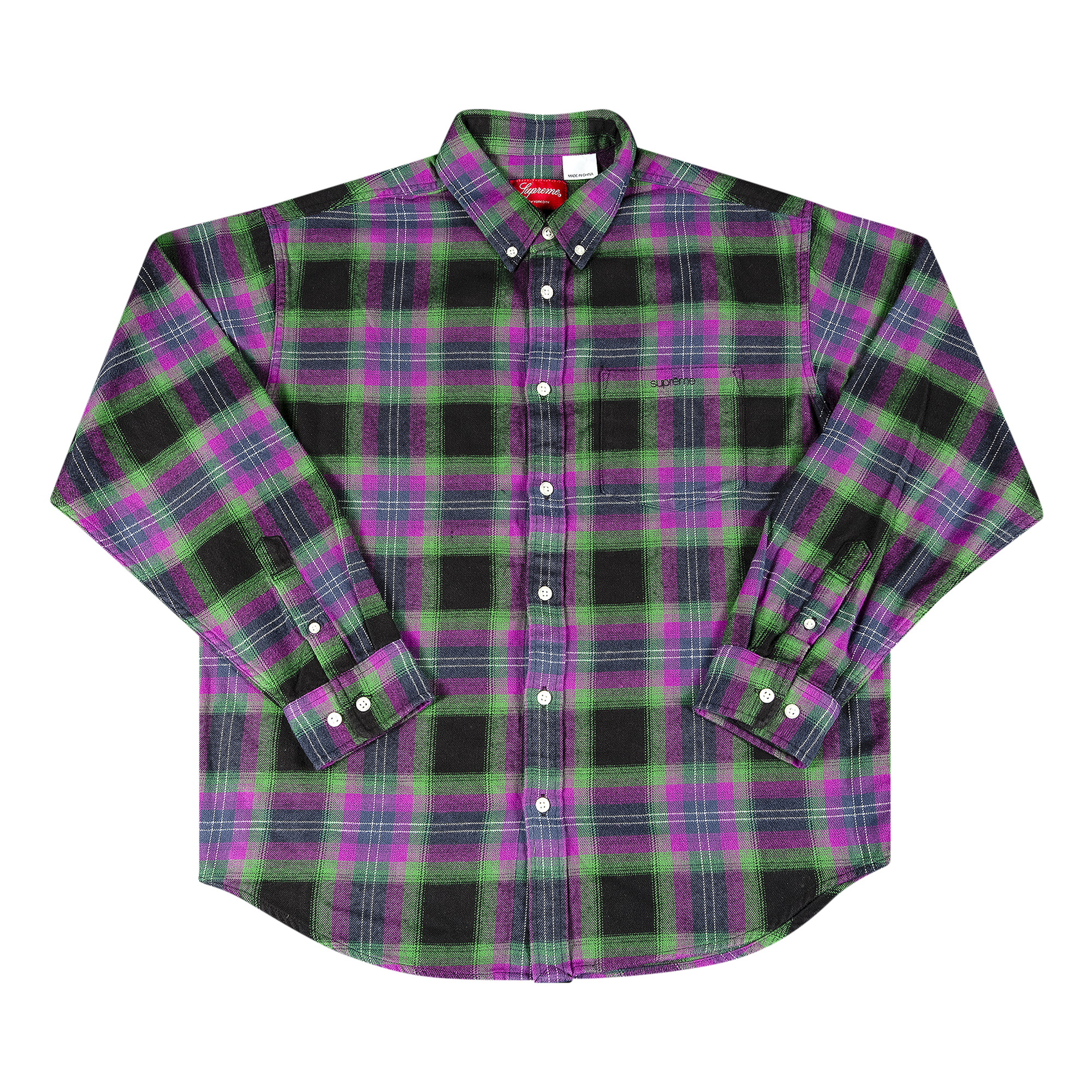 supreme tartan flannel shirt フランネル S 【公式通販】