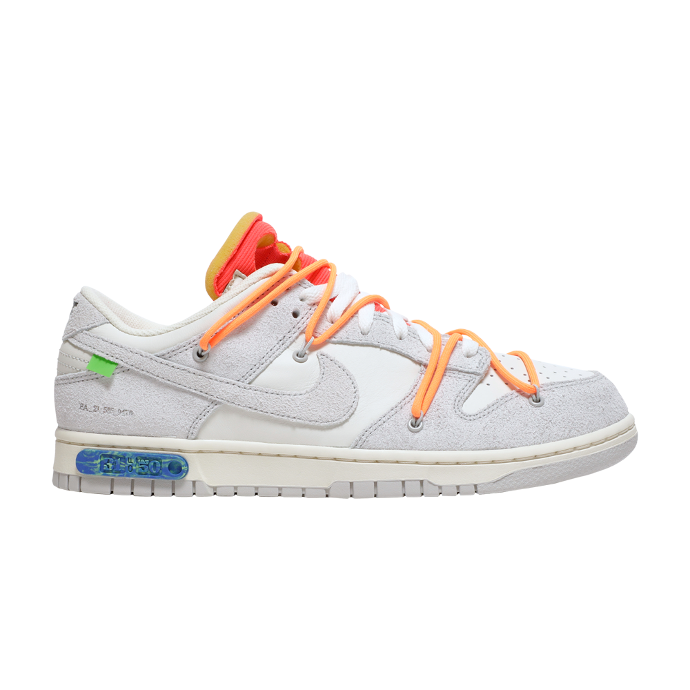 dunk low x off white multicolor