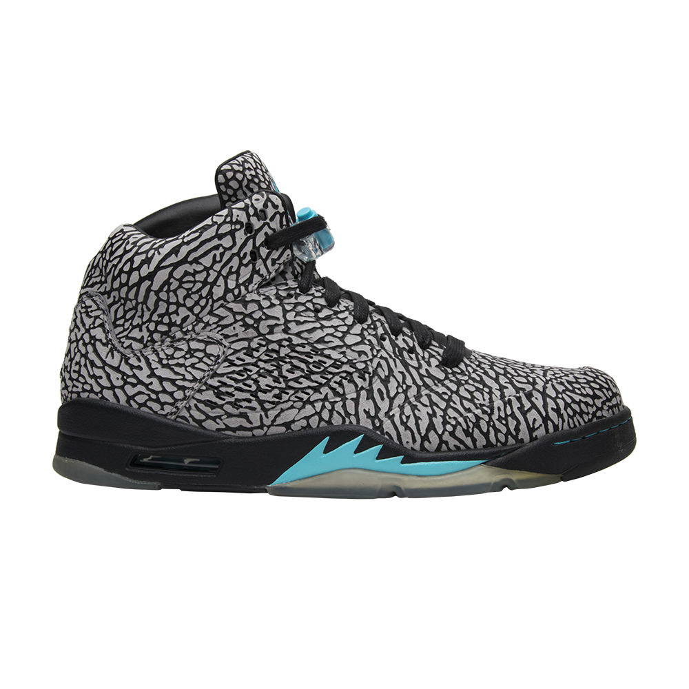 Jordan 5 Retro 3lab5 Sneakers - Cement Grey/Gamma Blue/Black  display picture 2