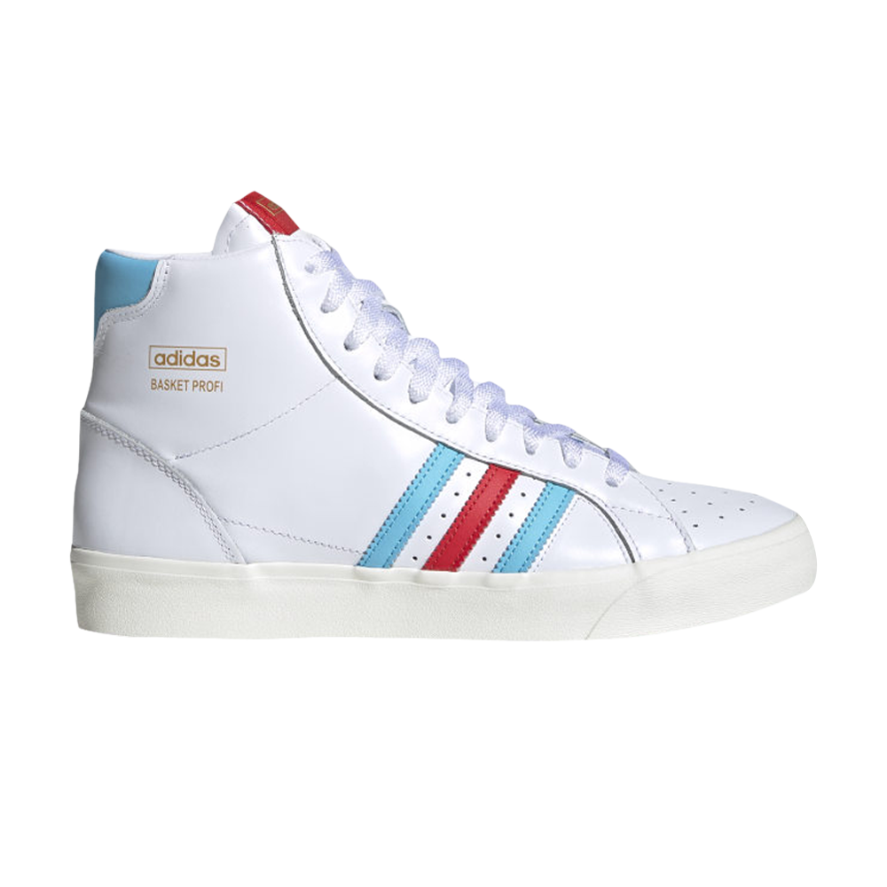 Adidas Basket Profi High-Top Sneakers - White | Editorialist