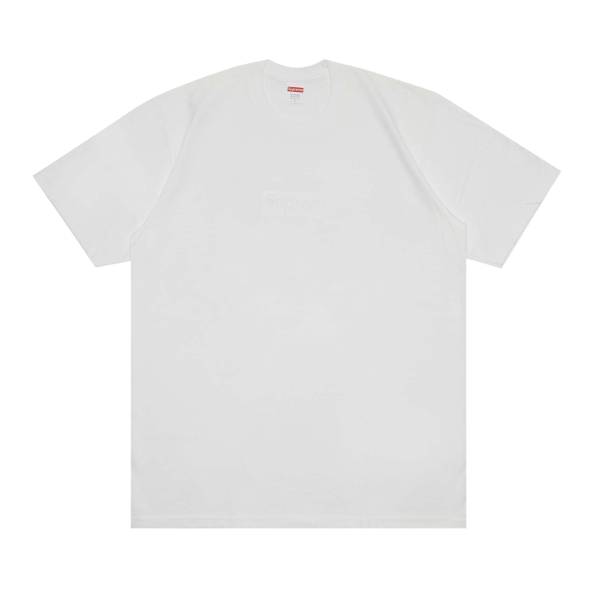 Supreme La Box Logo Tee - White | Editorialist