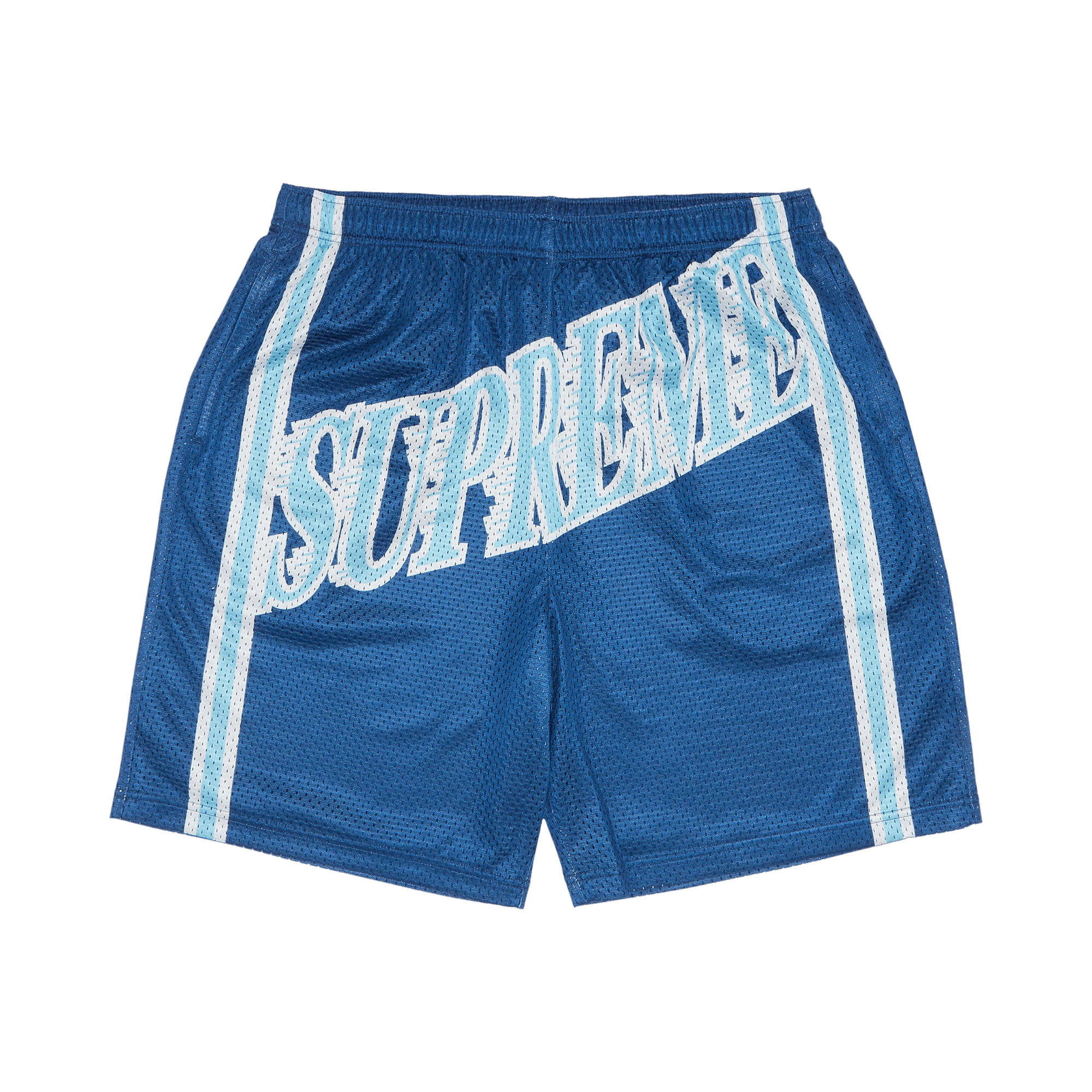 Supreme Slap Shot Baggy Mesh Shorts - Blue | Editorialist