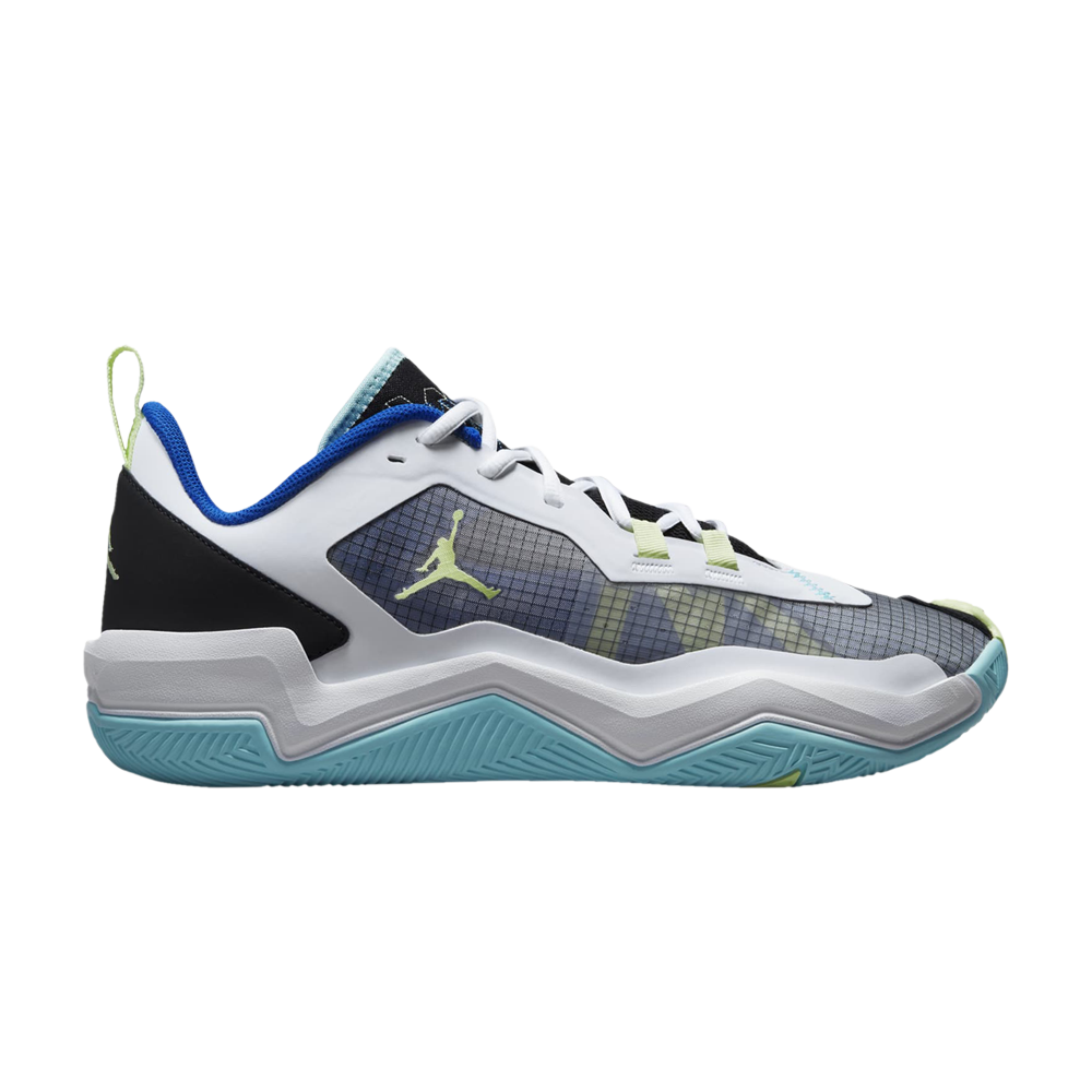 Jordan One Take 4 Lagoon Pulse Sneakers - White | Editorialist display picture 2