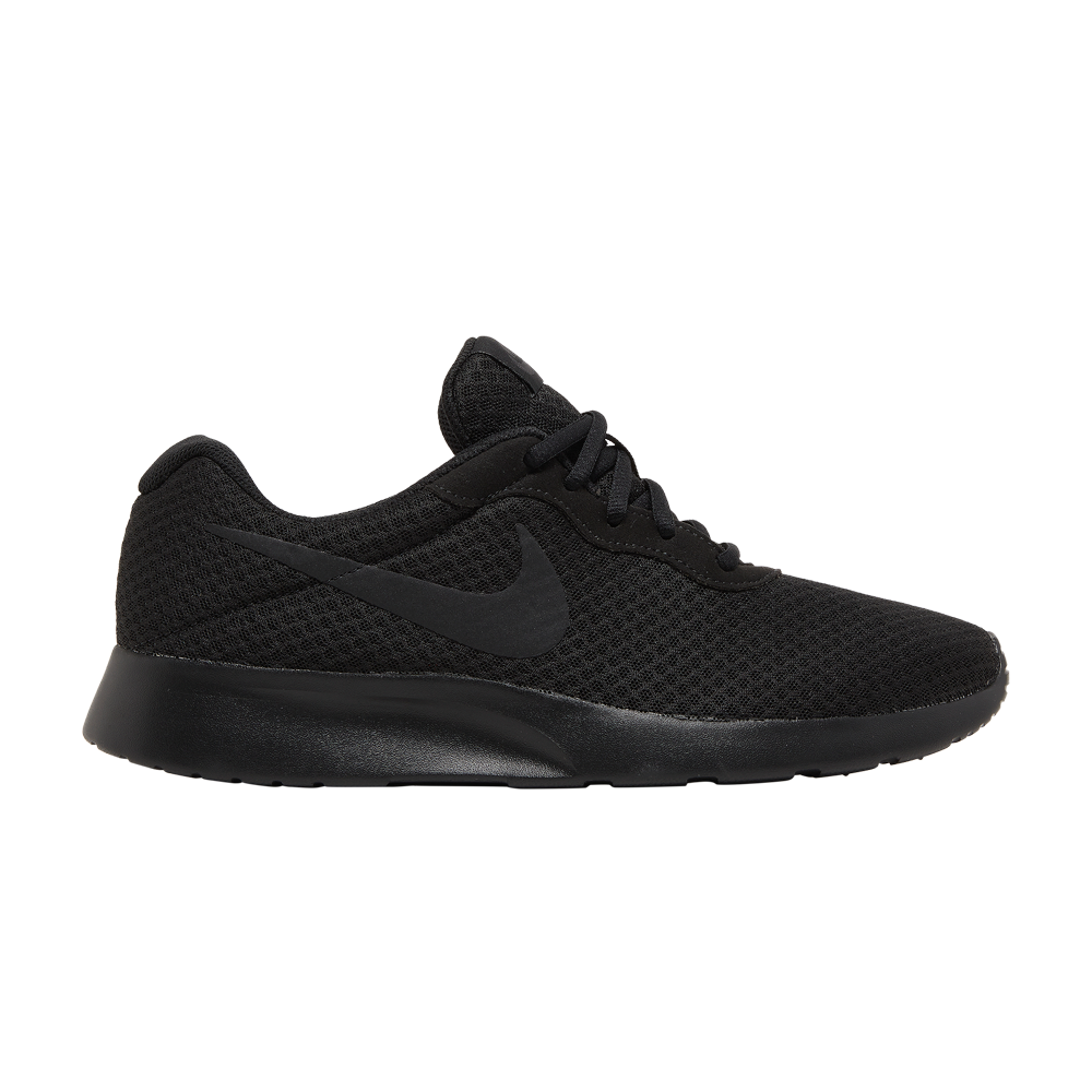 Nike Tanjun Mens Triple Black Mesh Running Shoes Low Top Sneakers Size 13 Nike Tanjun Black - 812654-001 for Sale | Authenticity  main image 4