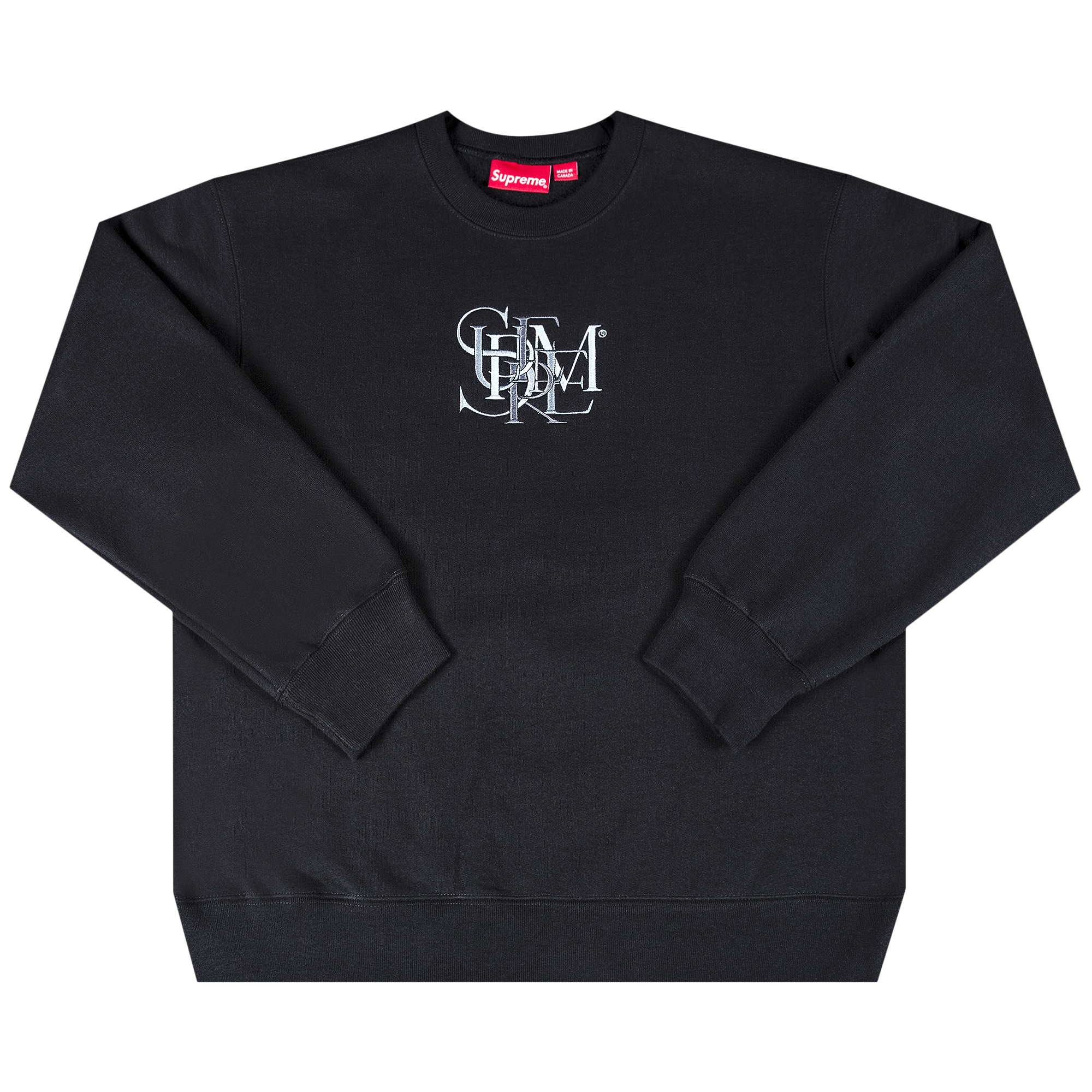 Supreme Coverstitch Hooded Sweatshirt - Black | Editorialist
