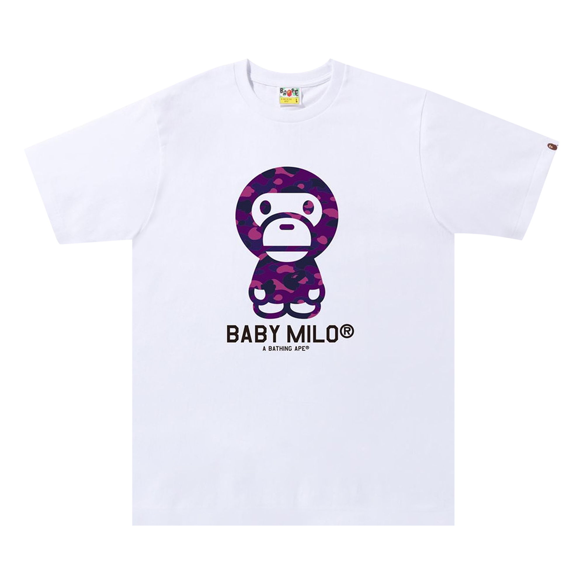 A Bathing Ape Color Camo Baby Milo Tee - White | Editorialist