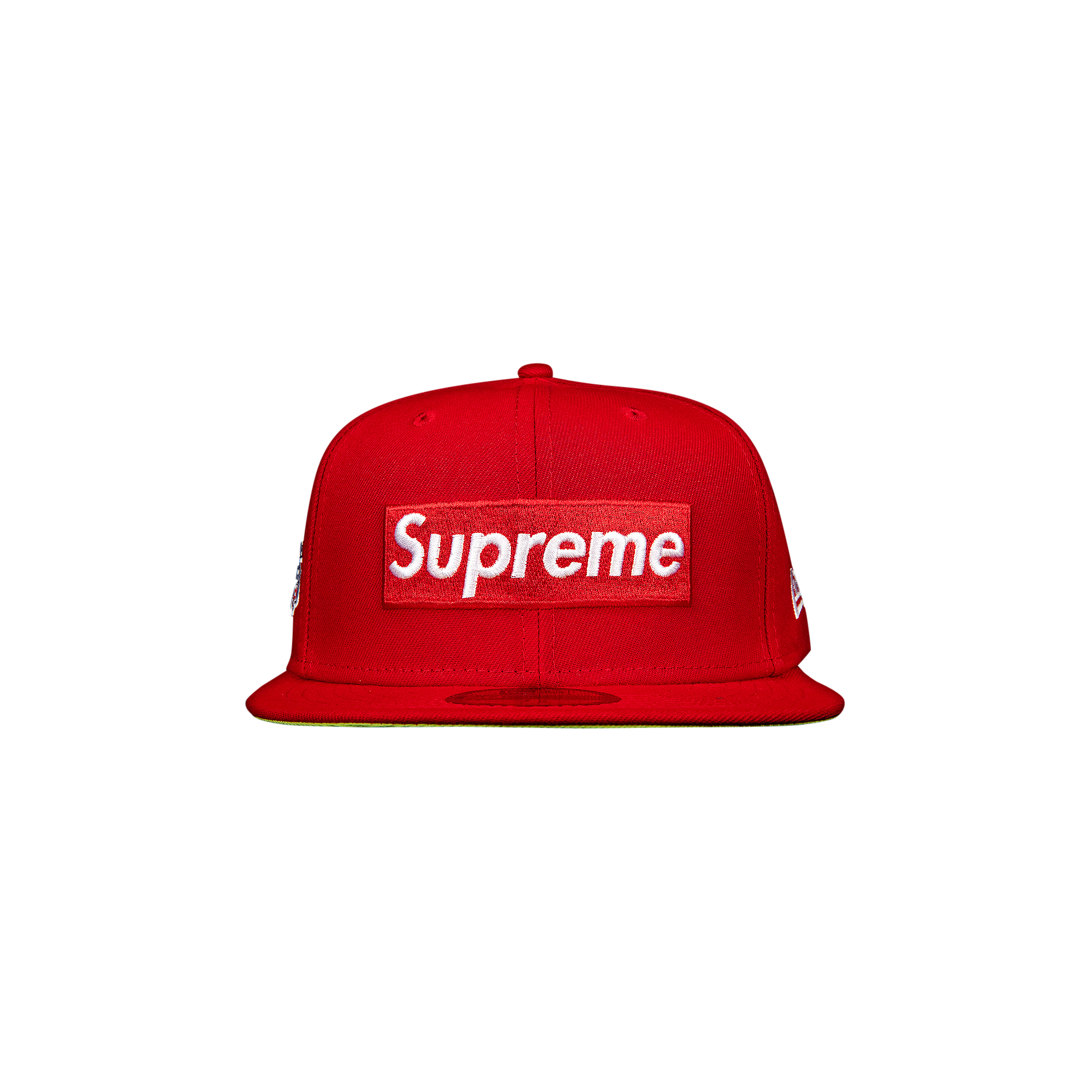 Supreme No Comp Box Logo New Era Cap - Red | Editorialist