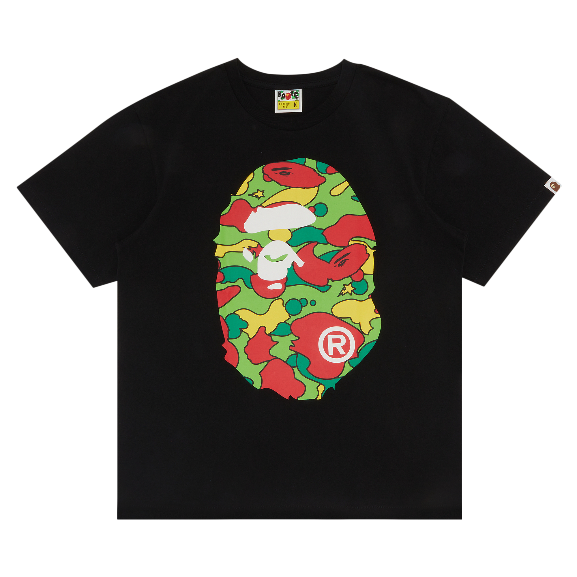 A Bathing Ape X Tamagotchi Ape Head Tee - Black | Editorialist