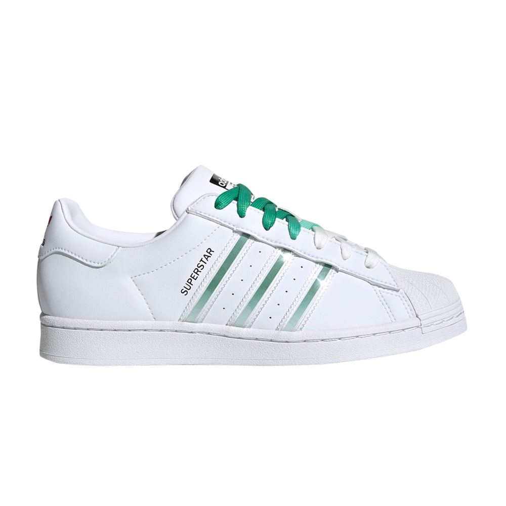 Adidas Superstar Interchangeable Stripes Sneakers - White | Editorialist