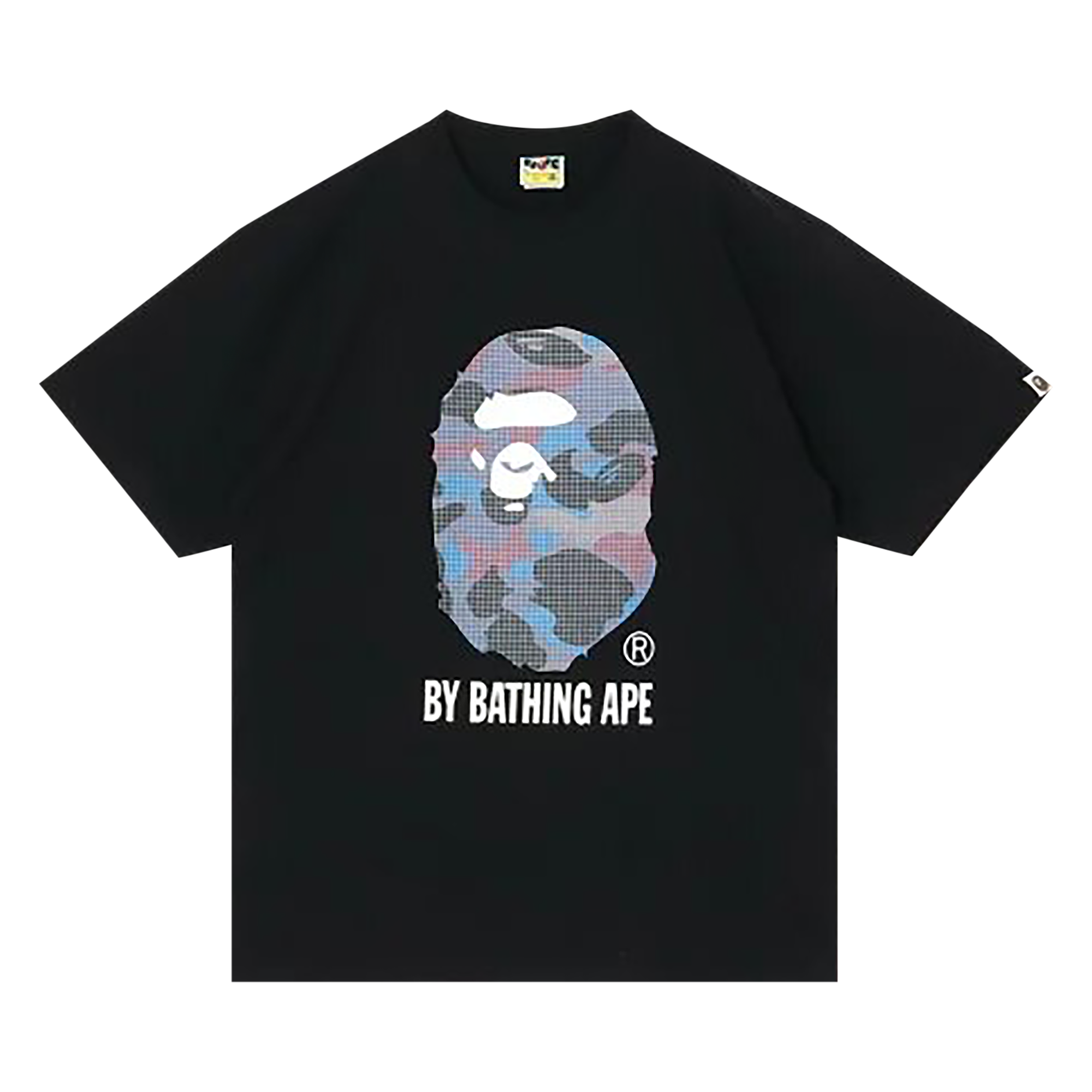 A Bathing Ape X Tamagotchi Ape Head Tee - Black | Editorialist