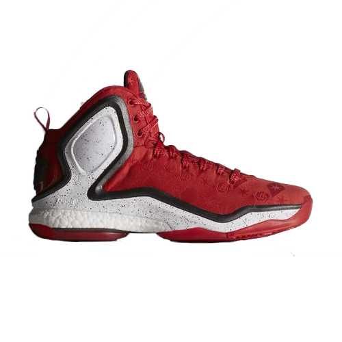 Adidas D Rose Boost Sneakers - Red | Editorialist display picture 3