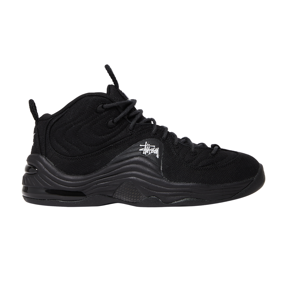 Stussy × Nike Air Penny 2 Black/Gre Nike X Stussy Air Penny 2 Sneakers - Black | Editorialist