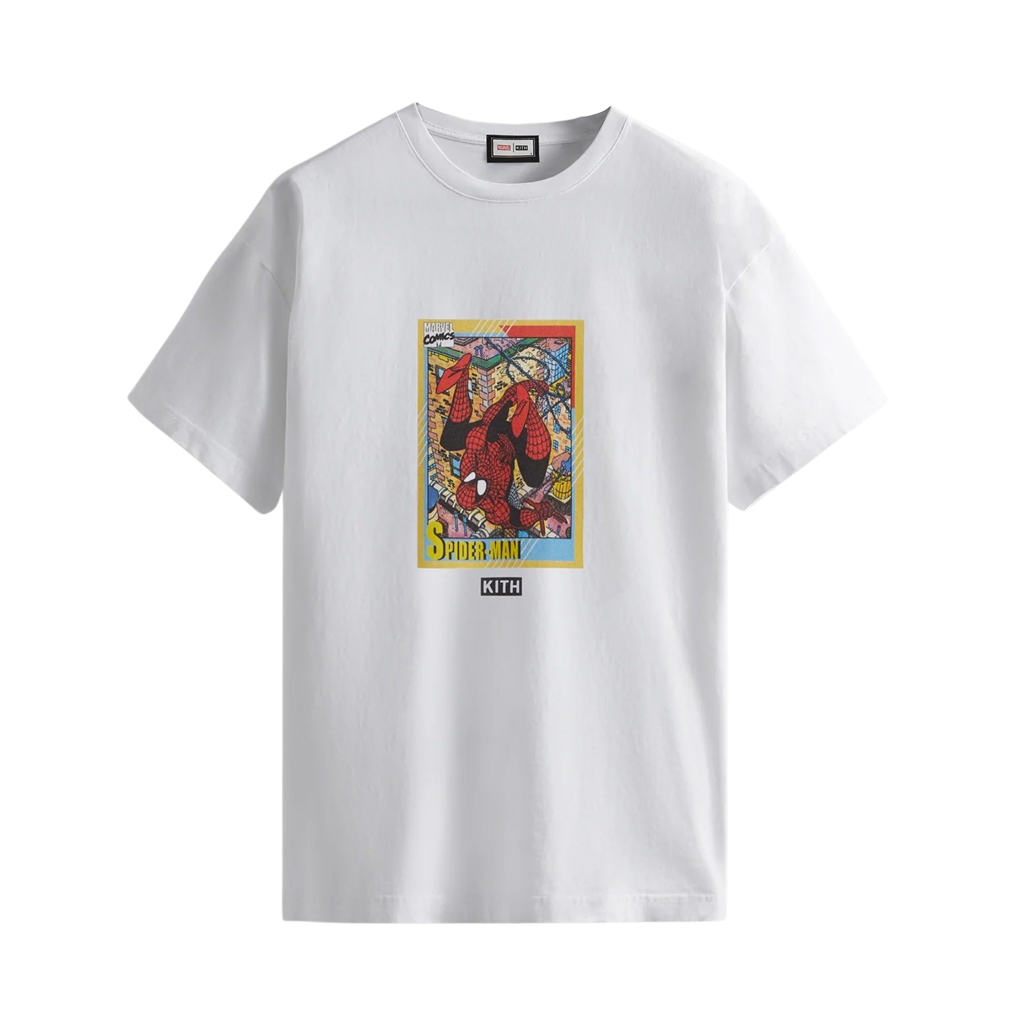 Kith For Spider-Man Hero Vintage Tee In White | Editorialist