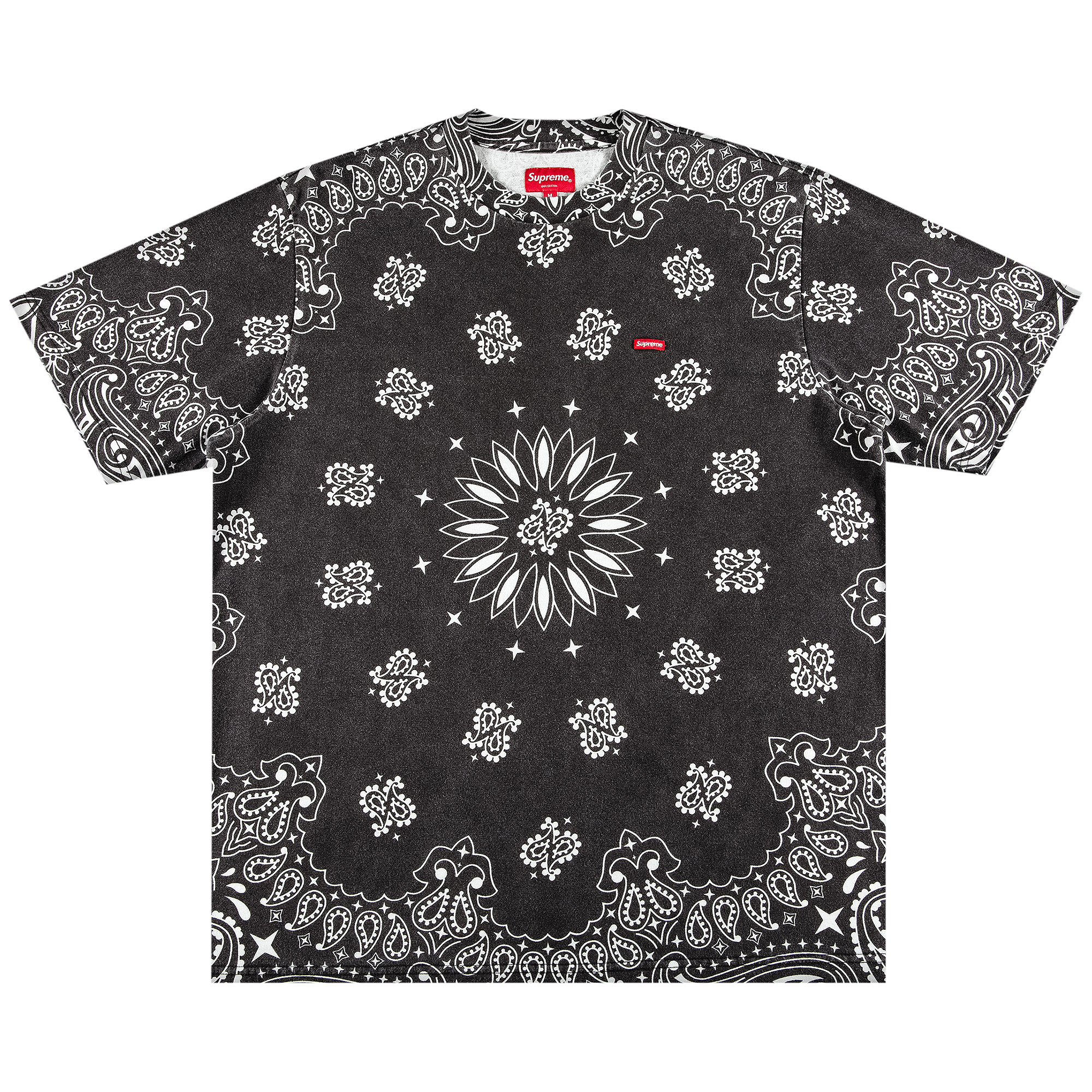 Supreme Small Box Tee Bandana - Brown | Editorialist