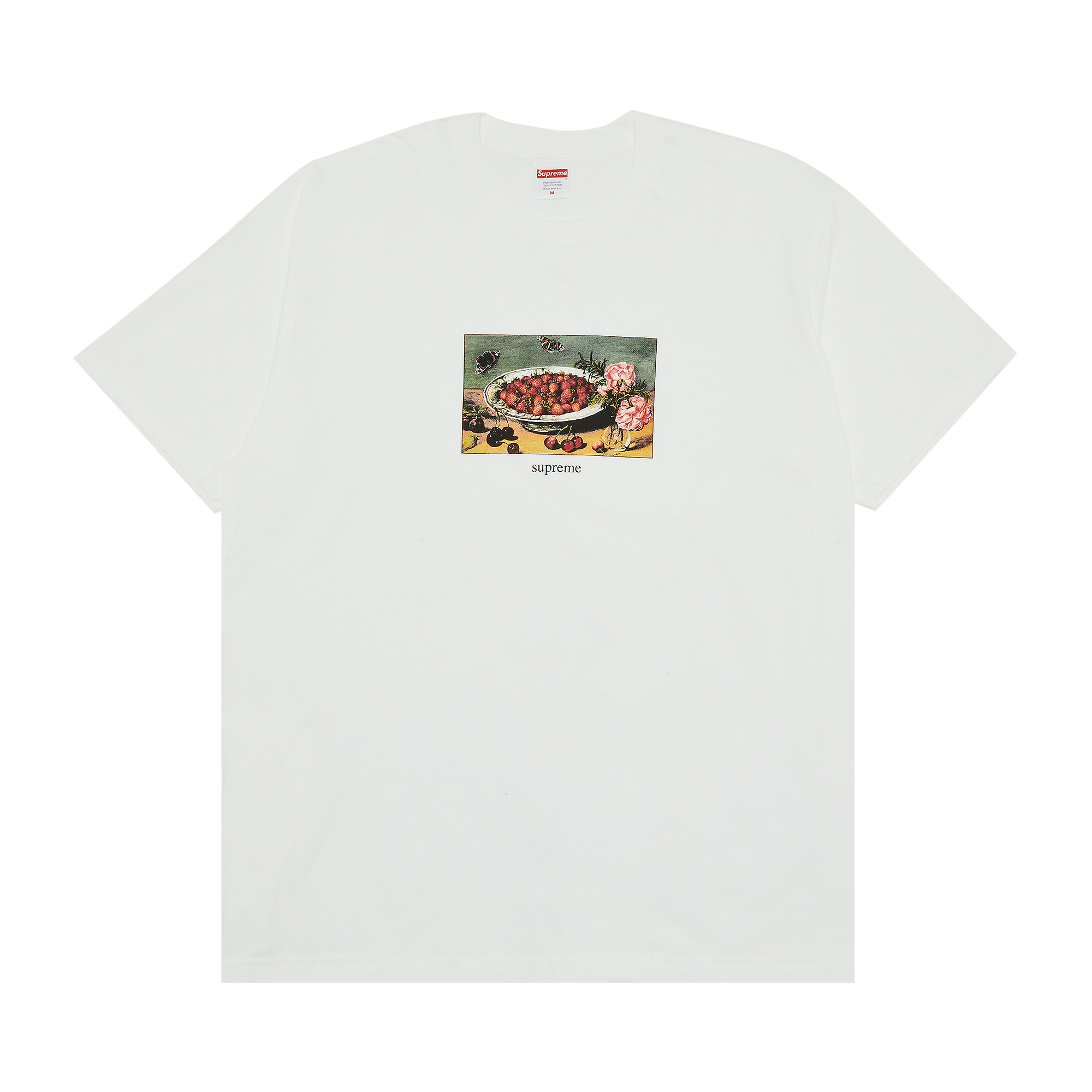 Supreme Strawberries Tee - White | Editorialist