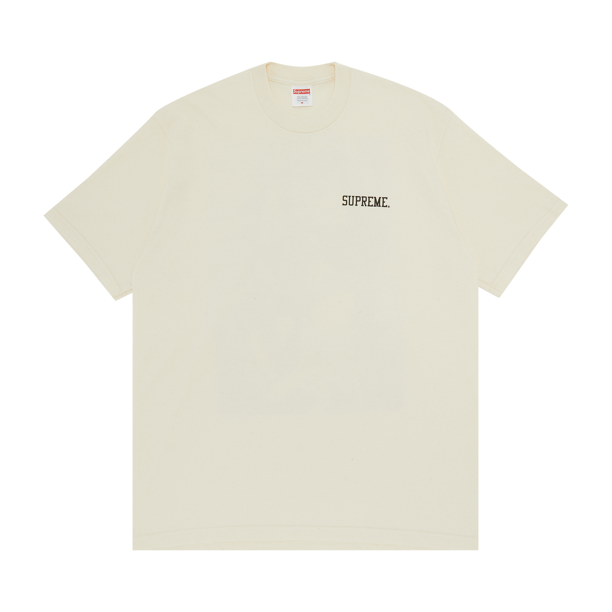 Supreme Handstyle Tee 'Natural - Cream | Editorialist