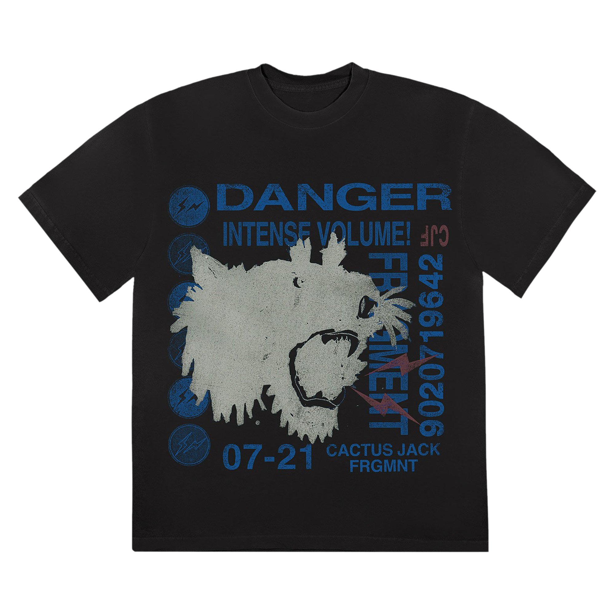 Travis Scott X Fragment Danger T-Shirt - Black | Editorialist