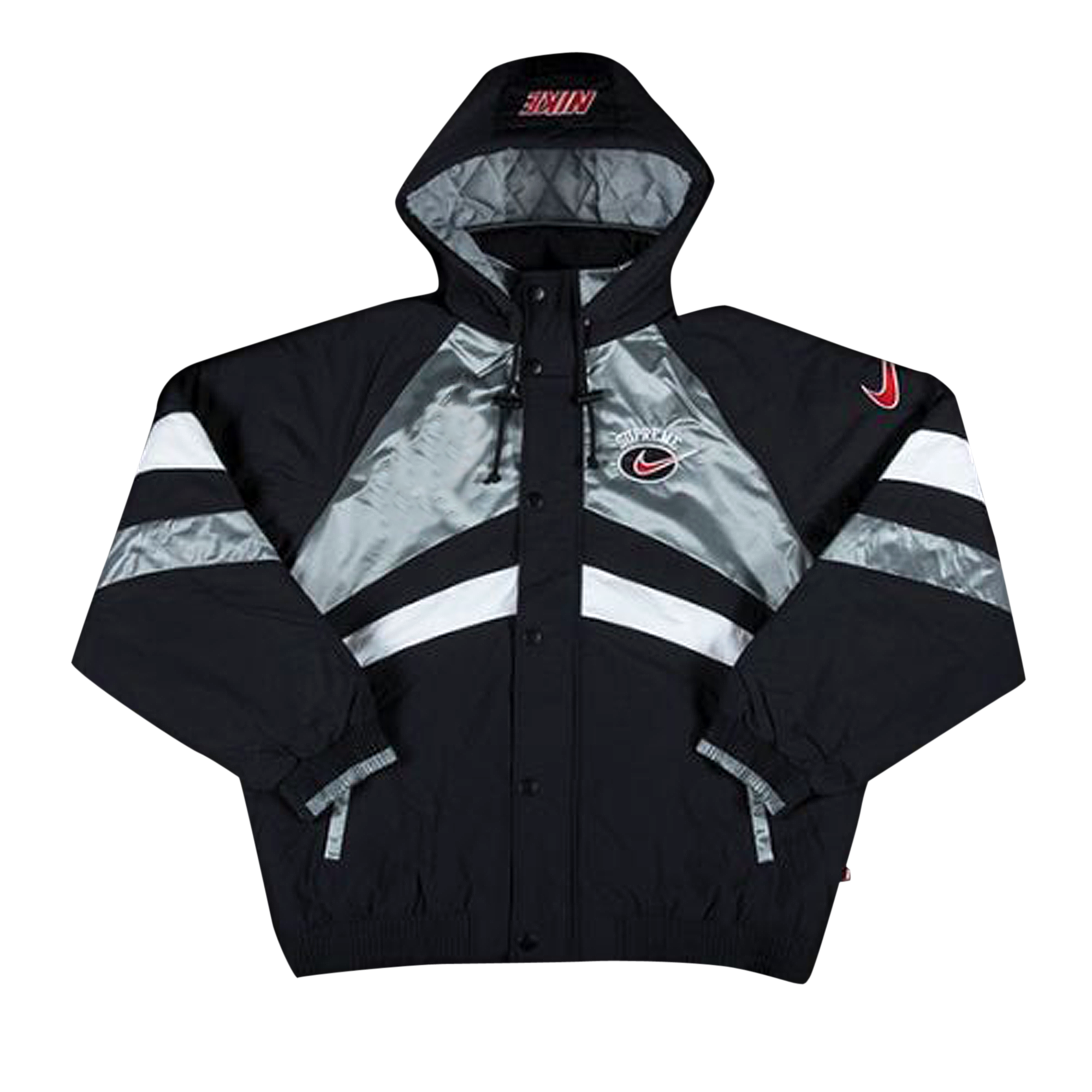 Supreme X Nike Hooded Sport Jacket - Silver | Editorialist