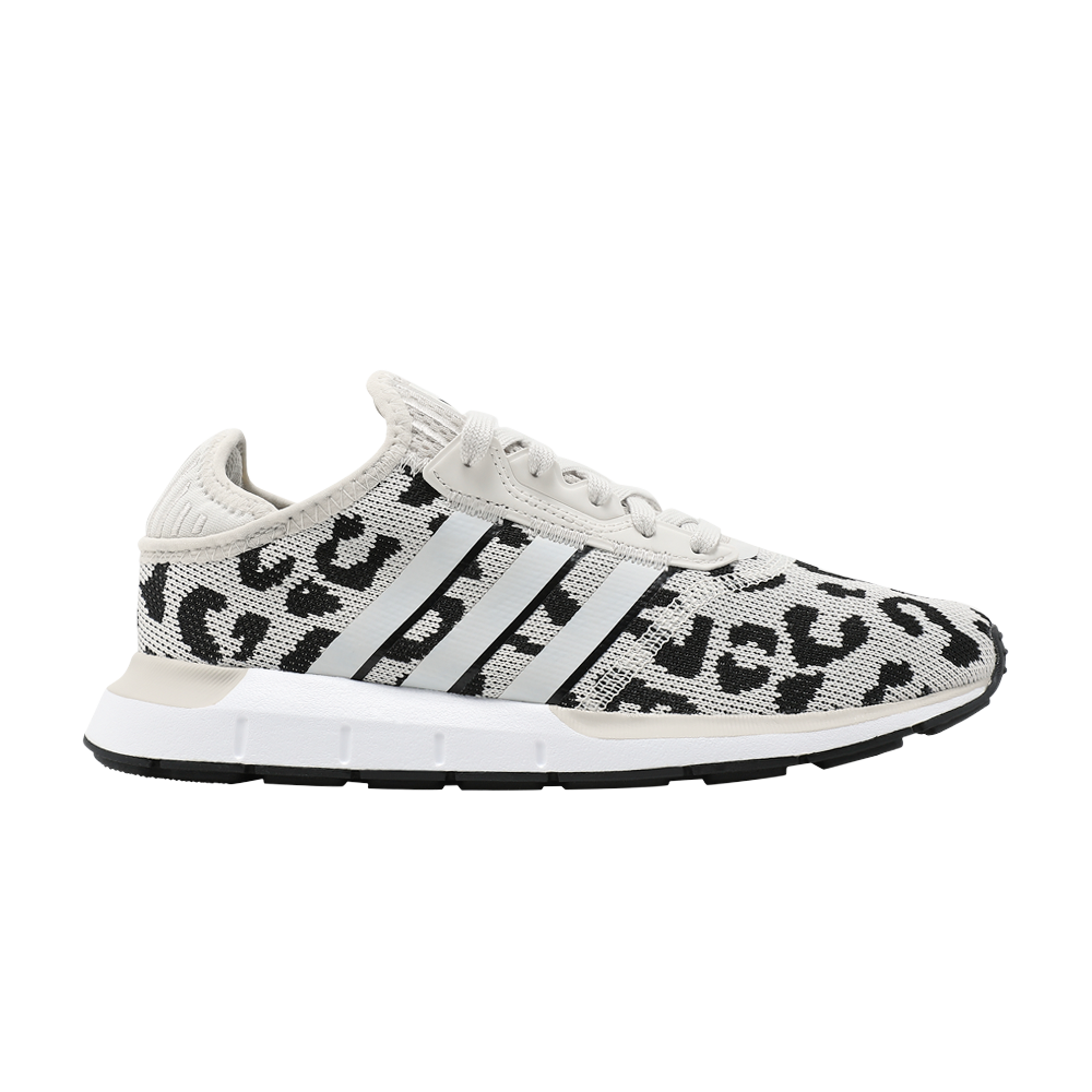 Adidas Swift Run X Leopard In Cream | Editorialist