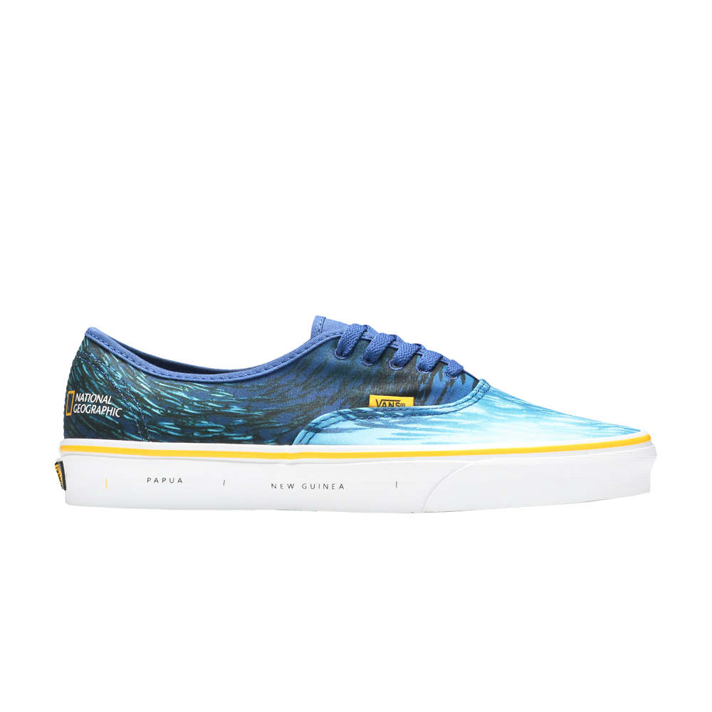 Vans National Geographic X Authentic Ocean Sneakers - Blue  display picture 1