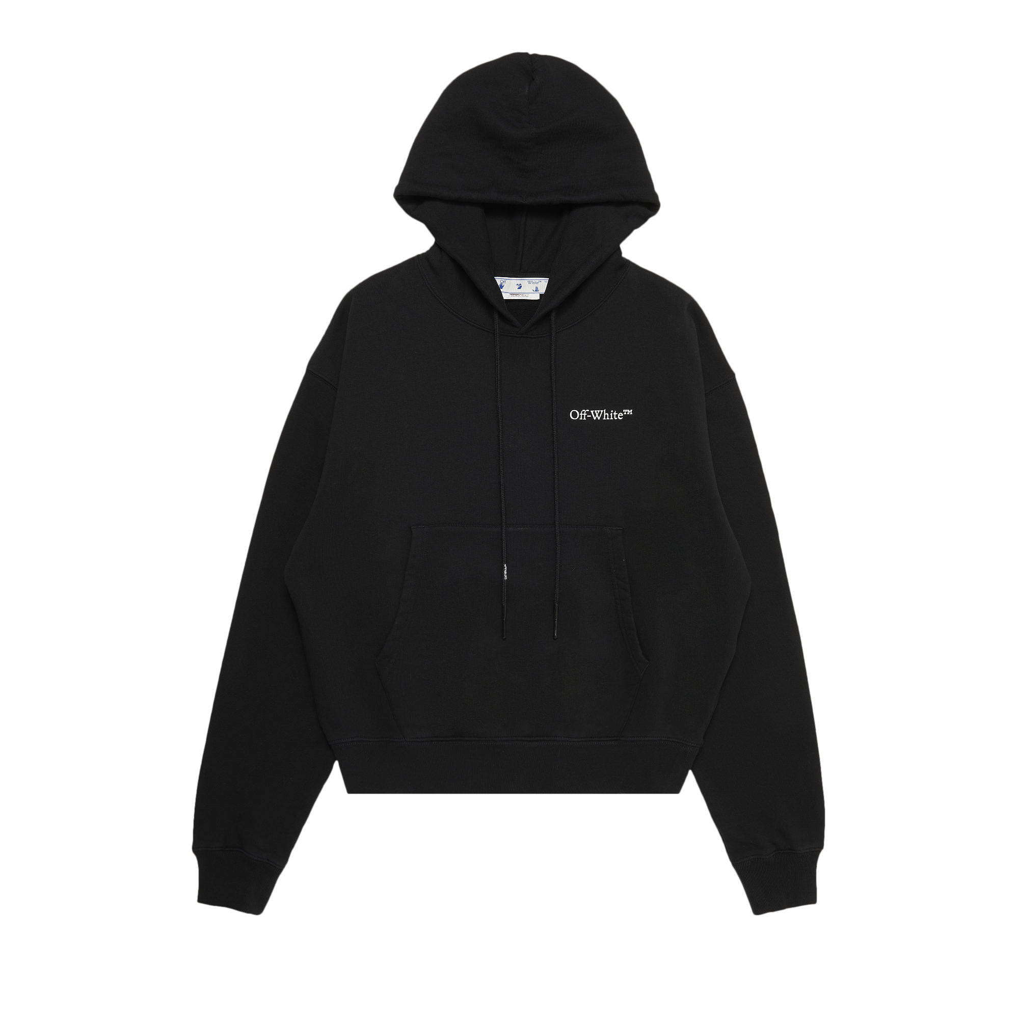 Off-White Caravaggio Crowning Over Hoodie In Black | Editorialist