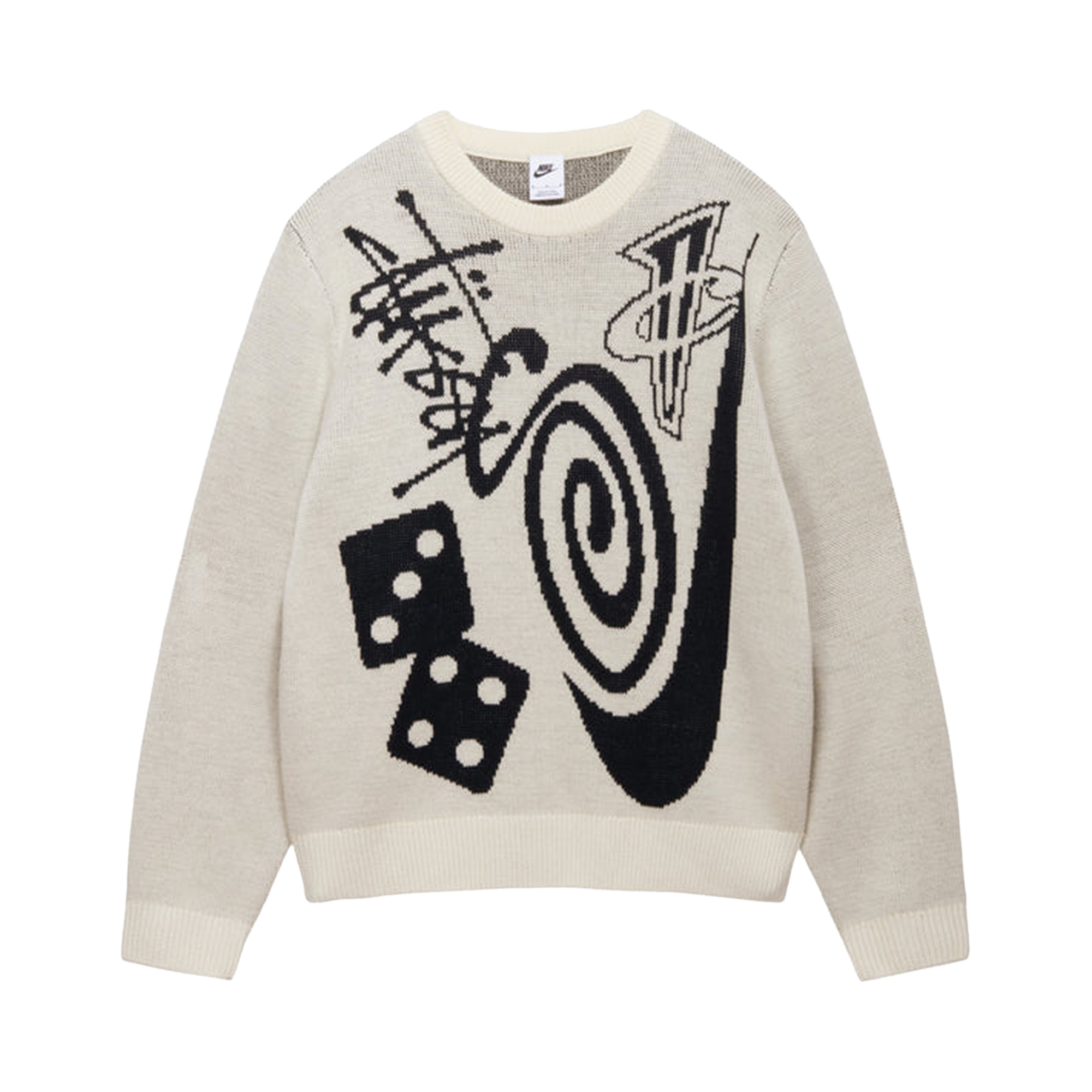 StüSsy Orchid Sweater - Black | Editorialist