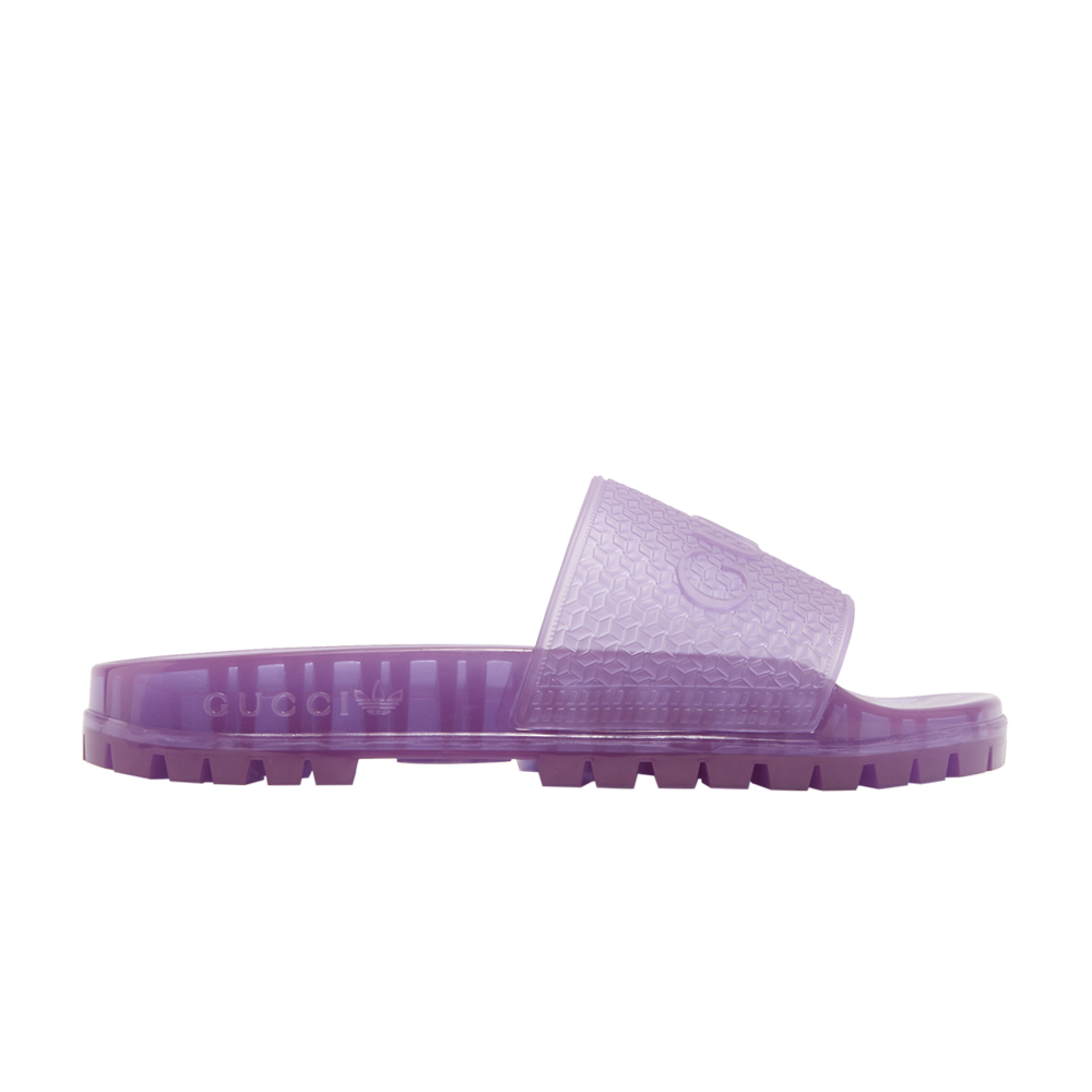 Adidas Gucci X Adilette Slide Sandal - Purple | Editorialist