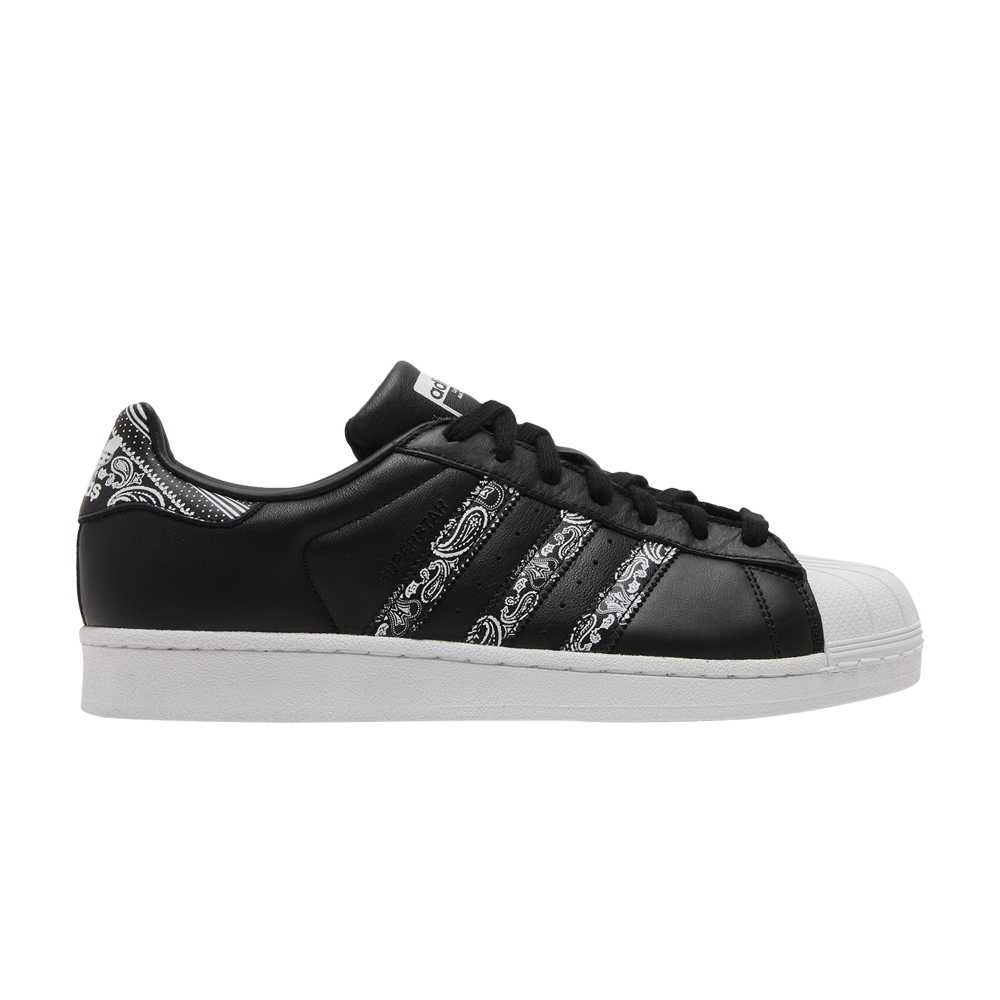Adidas Superstar "Graffiti" Sneakers - Black | Editorialist