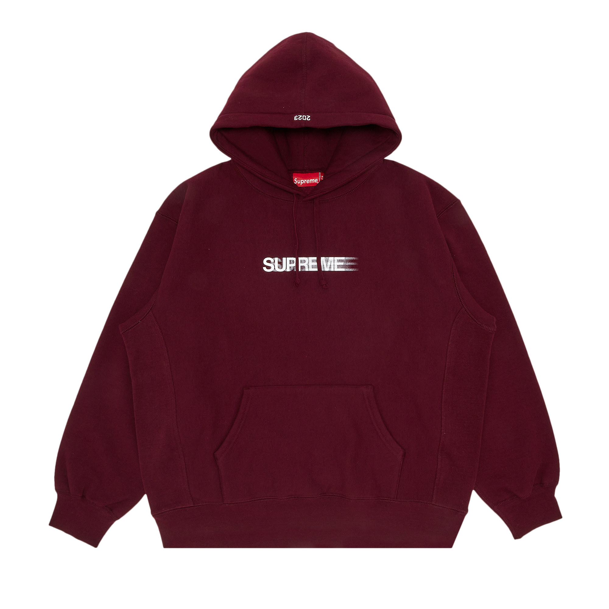 Supreme Motion Logo Hooded Sweatshirt - Red | Editorialist