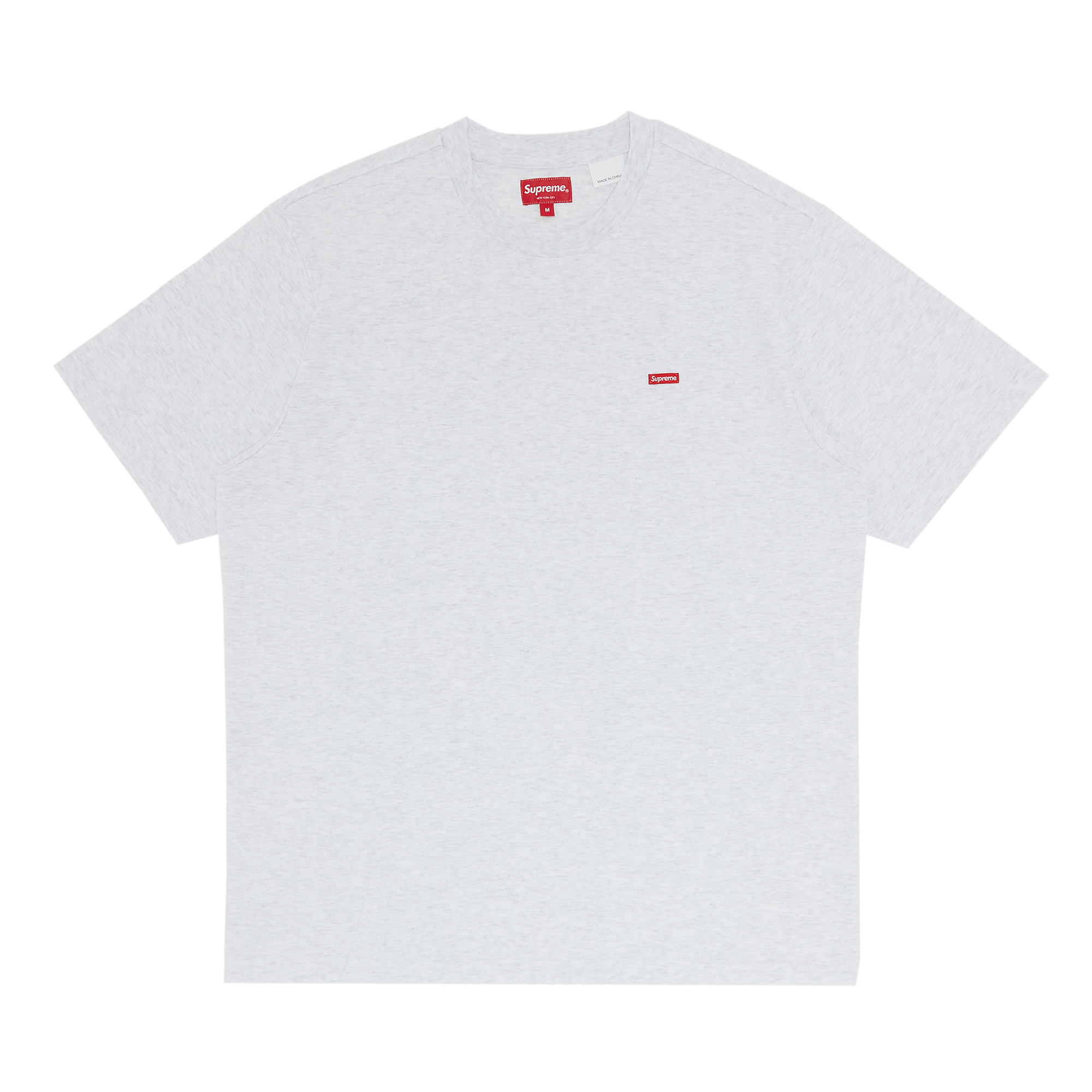 Supreme Small Box Logo L/S Tee Ash Grey Supreme Small Box Tee Ash