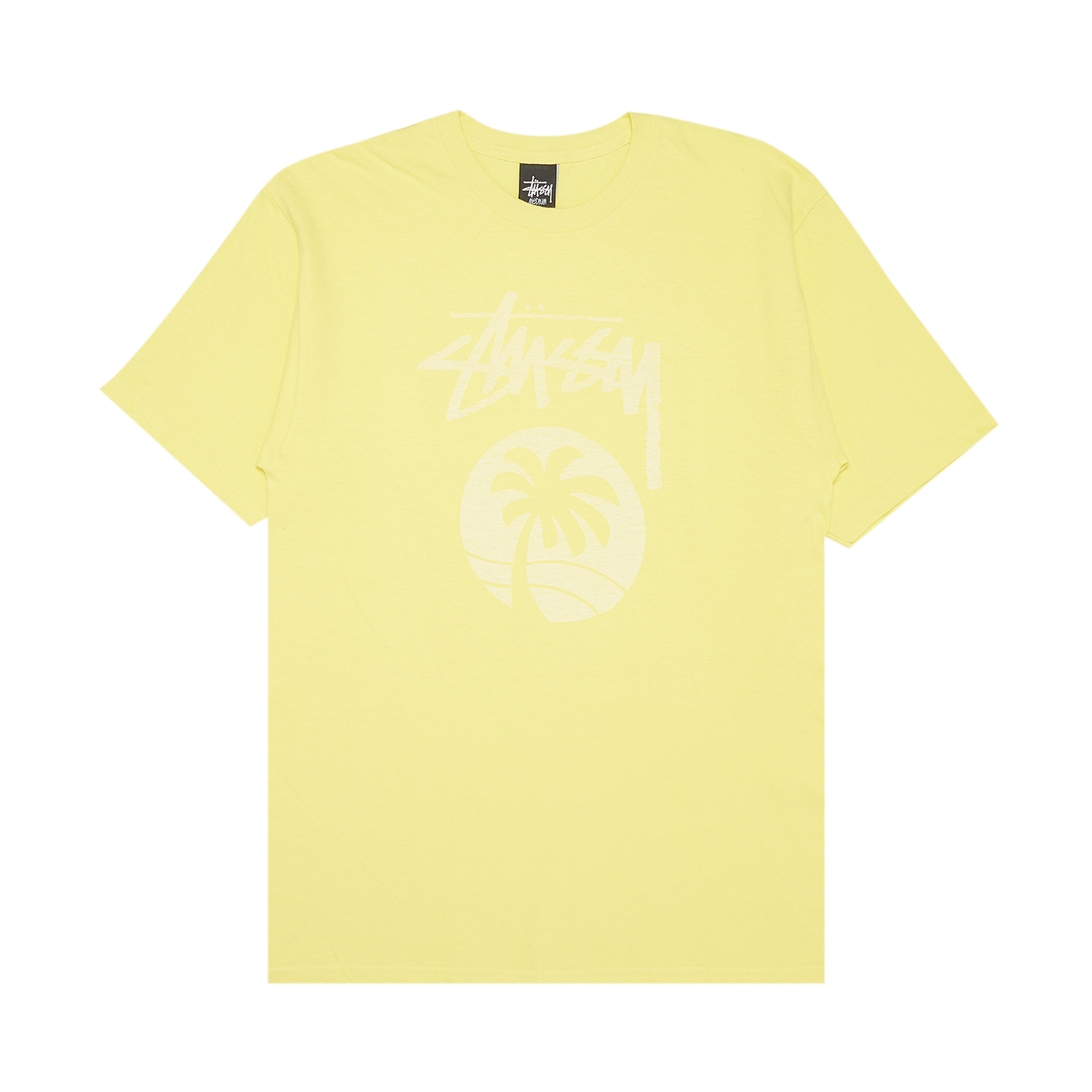 StüSsy Stock Tone Tree Tee - Yellow | Editorialist