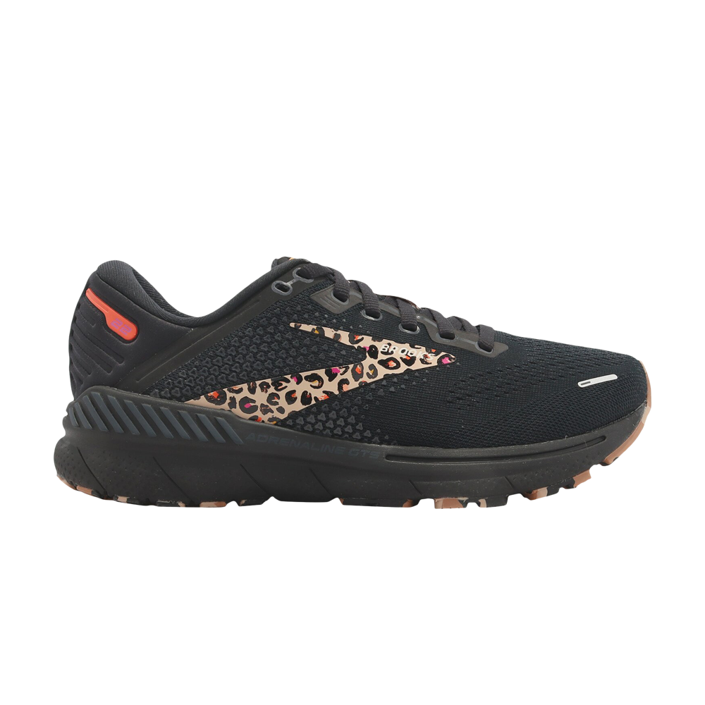 Brooks Adrenaline Gts 22 Leopard Sneakers Black Editorialist
