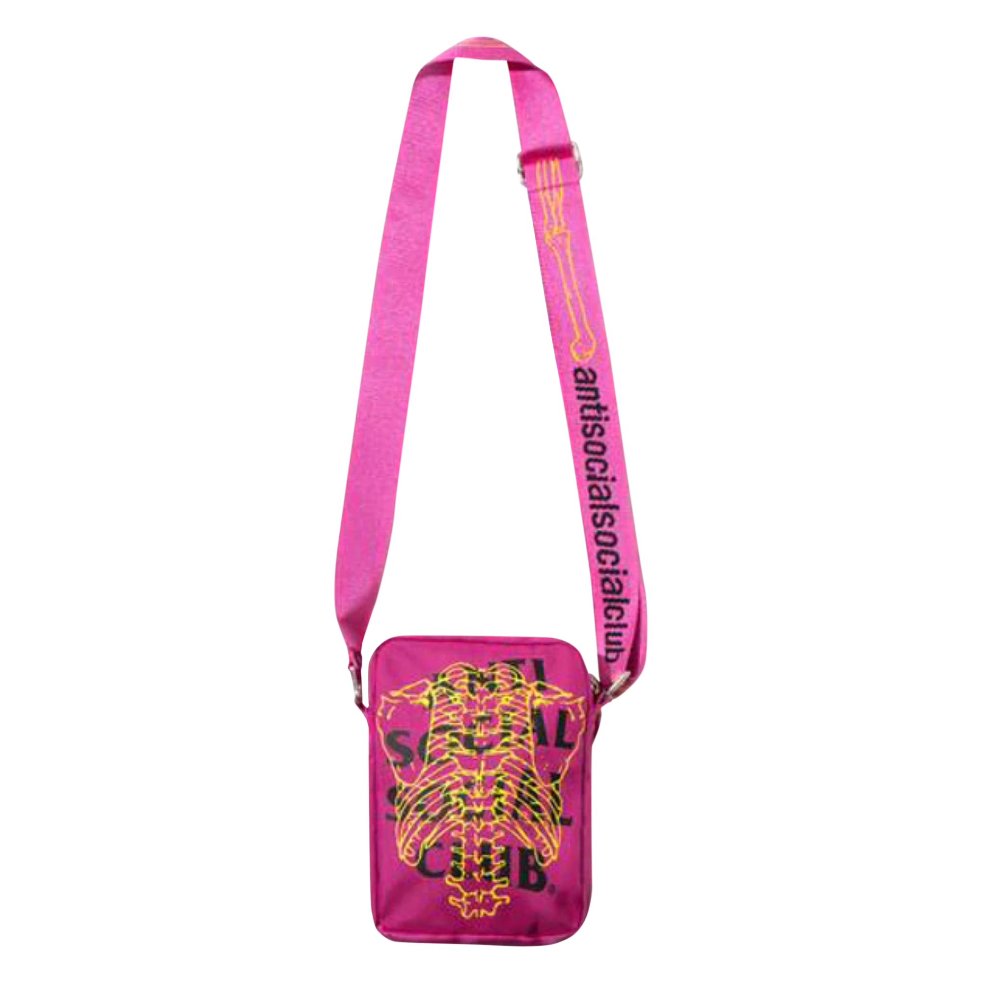 Anti Social Social Club Fracture Side Bag - Pink | Editorialist