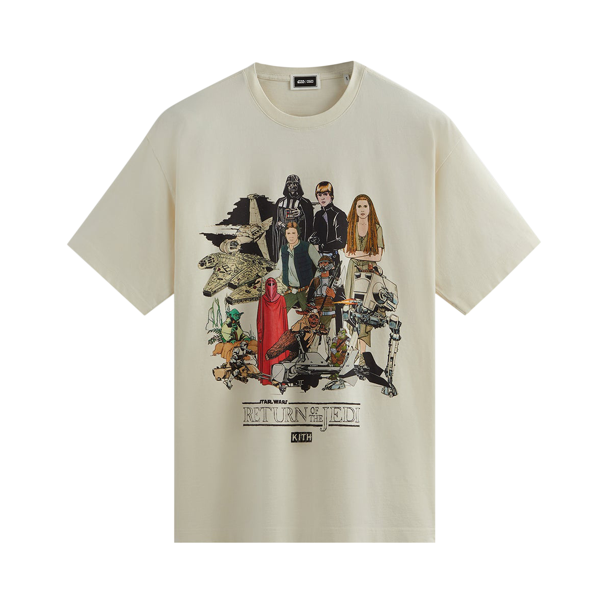 Kith X Star Wars Illustration Vintage Tee - Cream | Editorialist