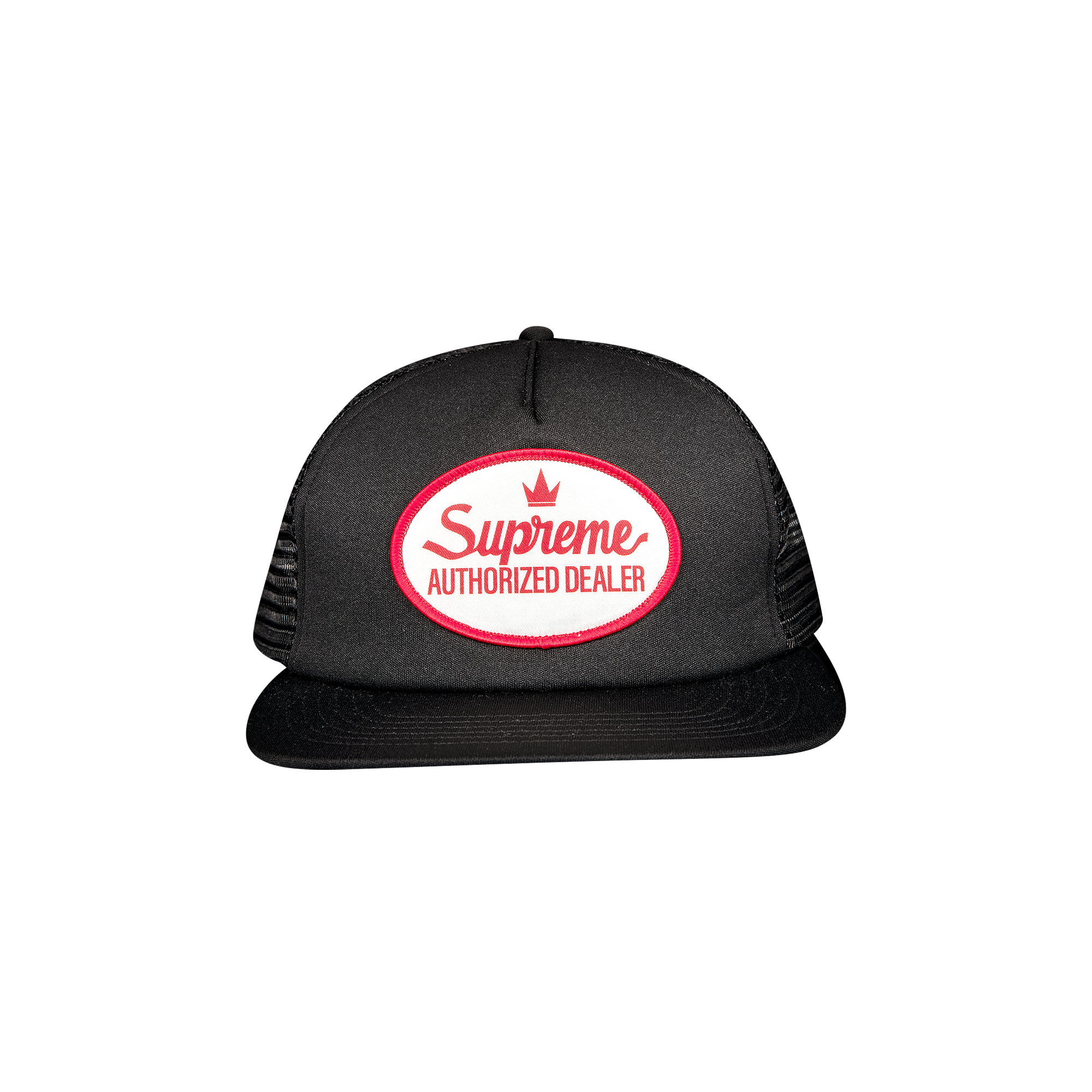 Supreme Authorized Mesh Back 5-Panel Cap - Black | Editorialist