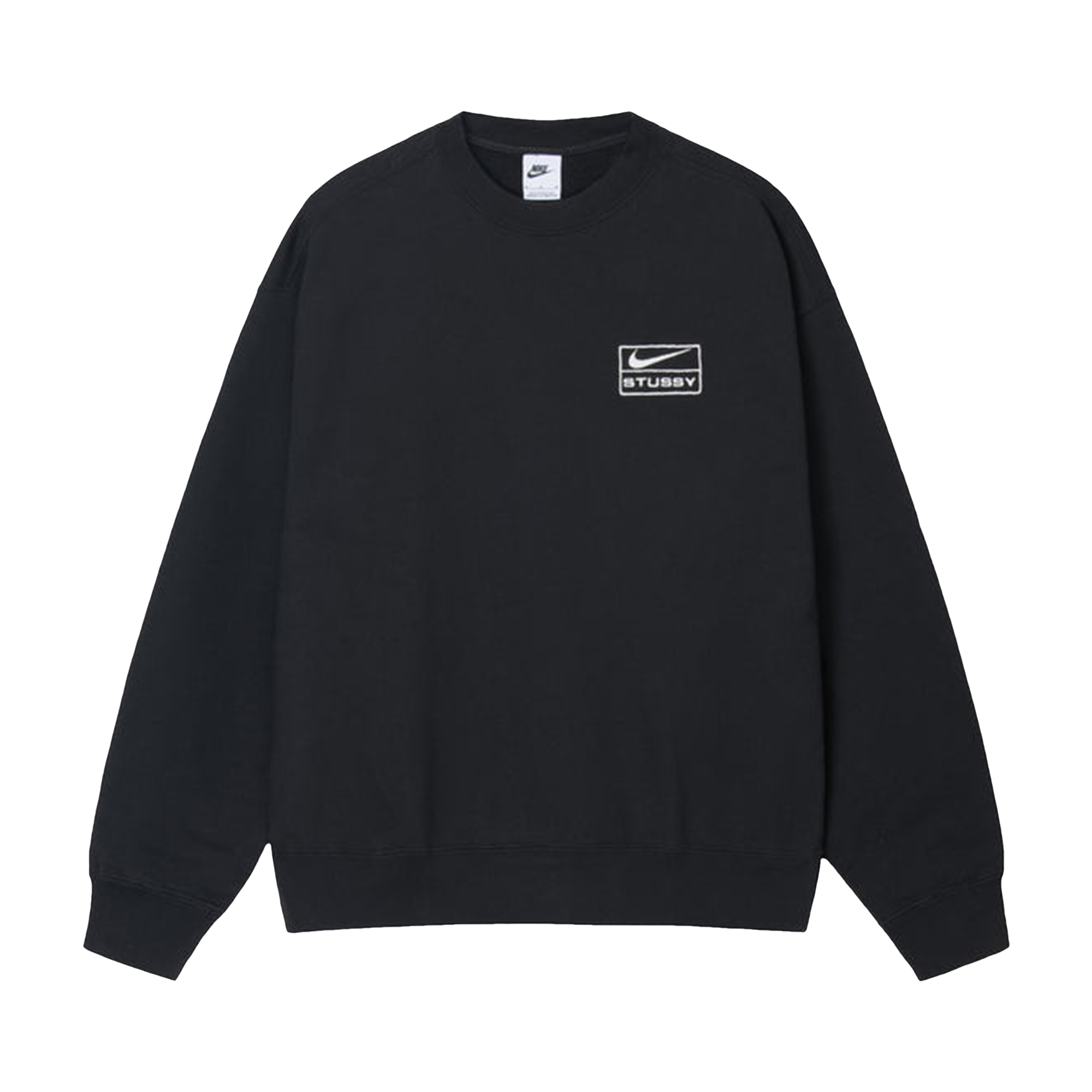 stussy×nike NRG ZR CREW FLEECE BLACK 25827032~black_0.png