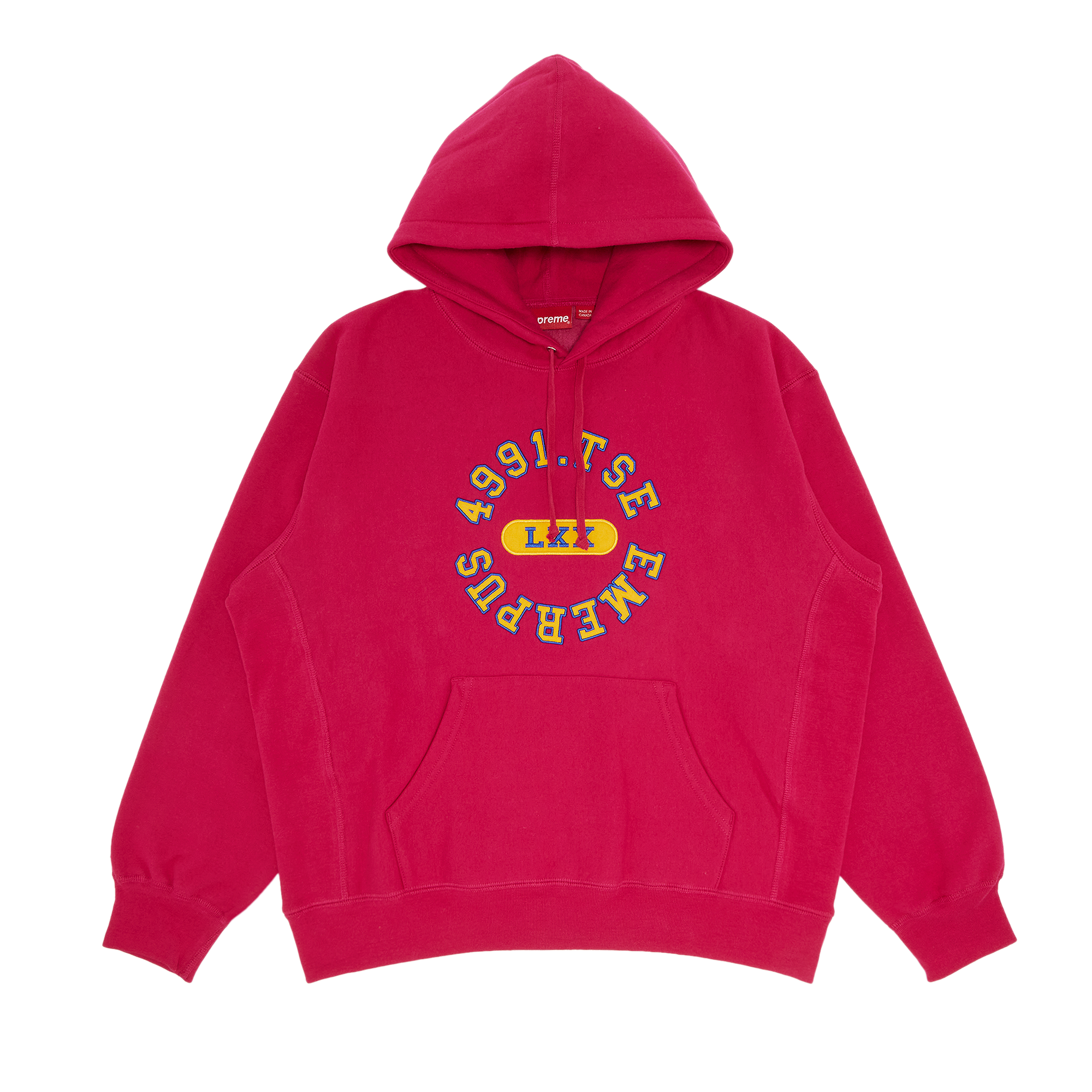 Supreme Reverse Hooded Sweatshirt - Pink | Editorialist Supreme Reverse Hooded Sweatshirt - Pink | Editorialist