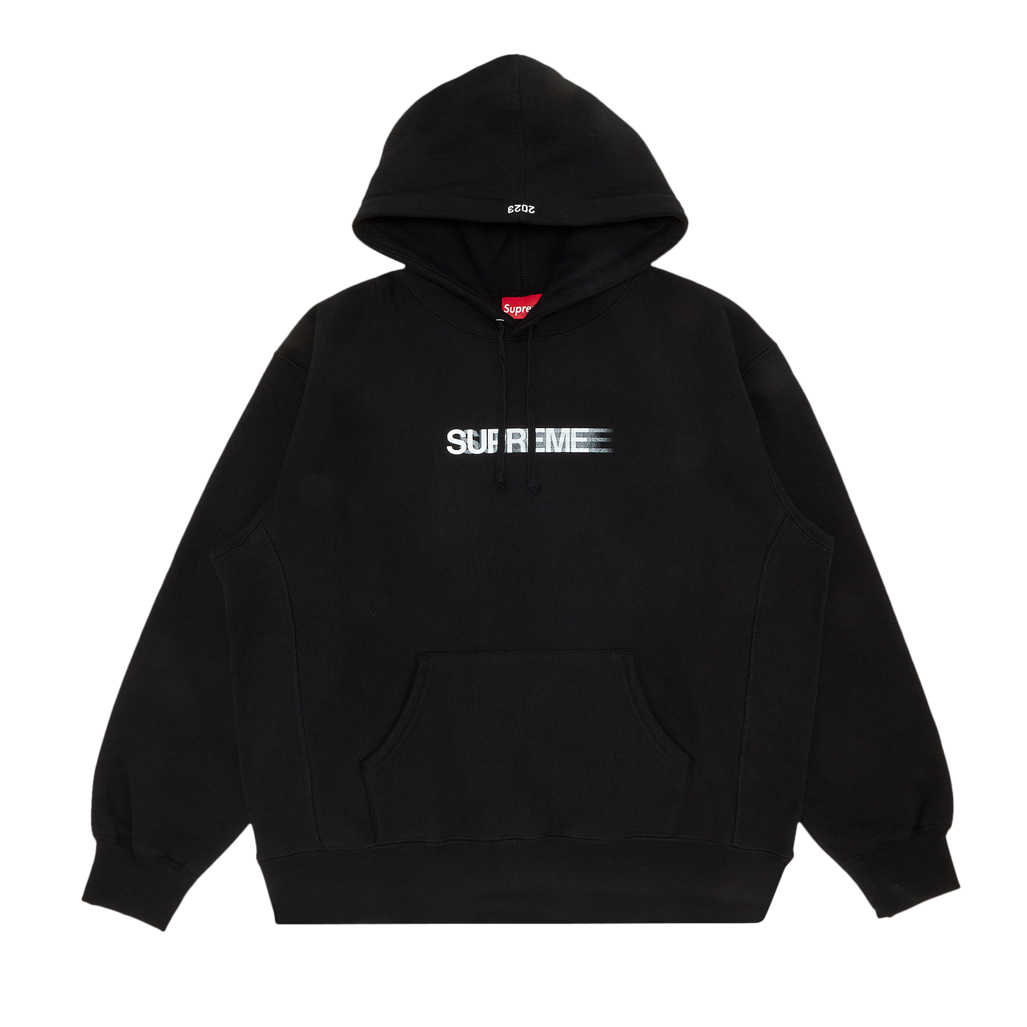 Supreme Motion Logo Hooded Sweatshirt - Black | Editorialist