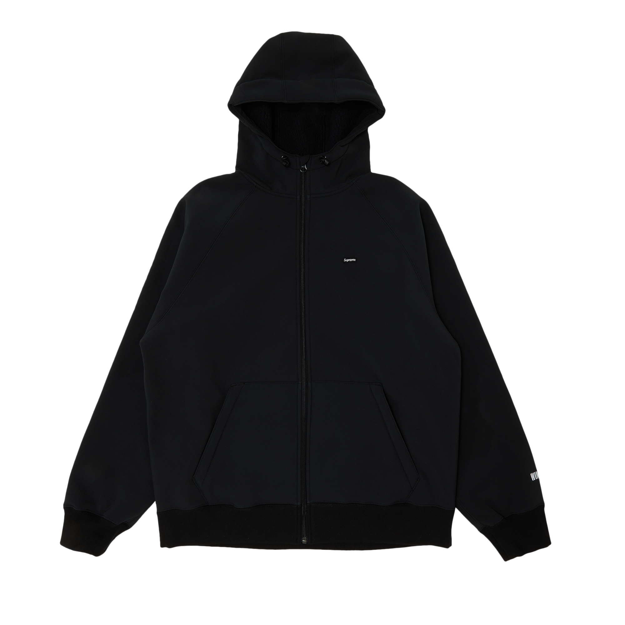 Supreme Hooded Zip Up Thermal - Black | Editorialist