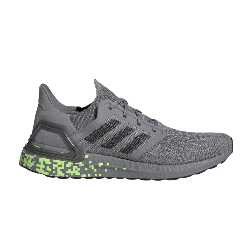 adidas gazelle silver green womens Adidas UltraBoost 20 Base Green main image 1