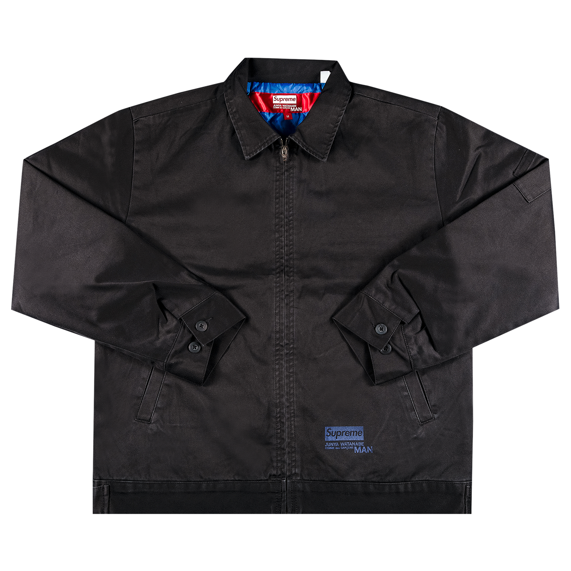 Supreme X Junya Watanabe Printed Work Jacket - Black | Editorialist